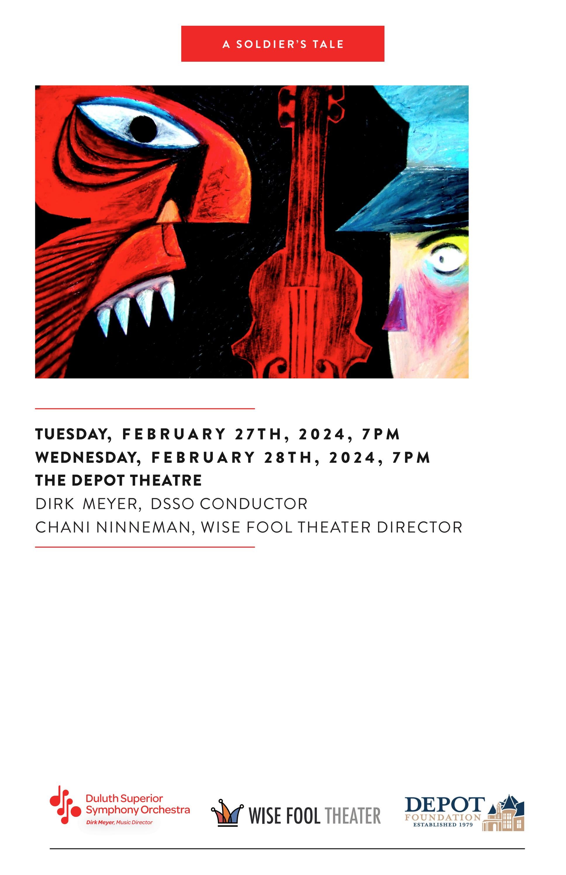 DSSO: A Soldier's Tale by Duluth Superior Symphony Orchestra - Issuu
