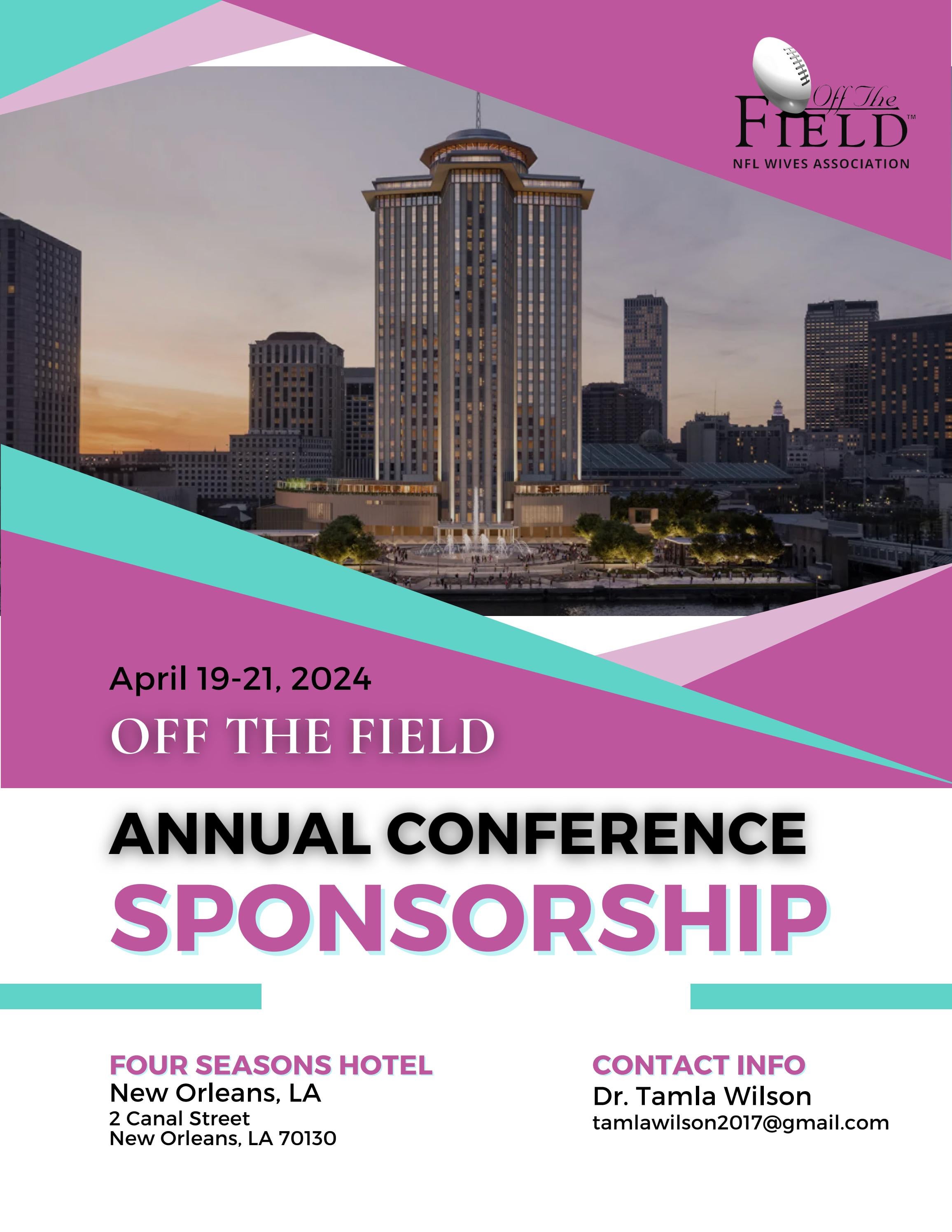 2024 OTF Annual Conference Sponsorship Deck by Off The Field NFL Wives ...