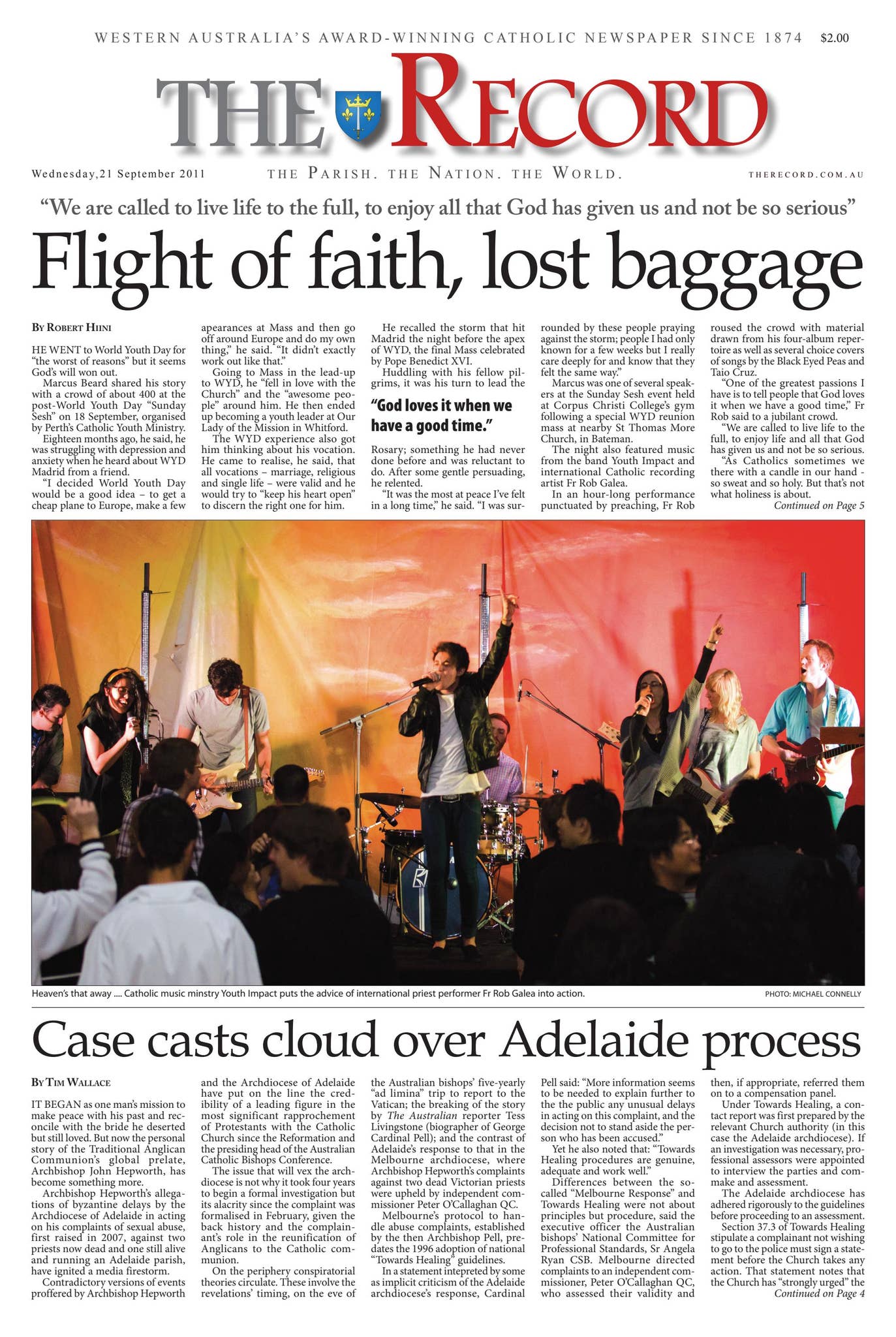 The Record Newspaper 21 September 2011 by The Record - Issuu
