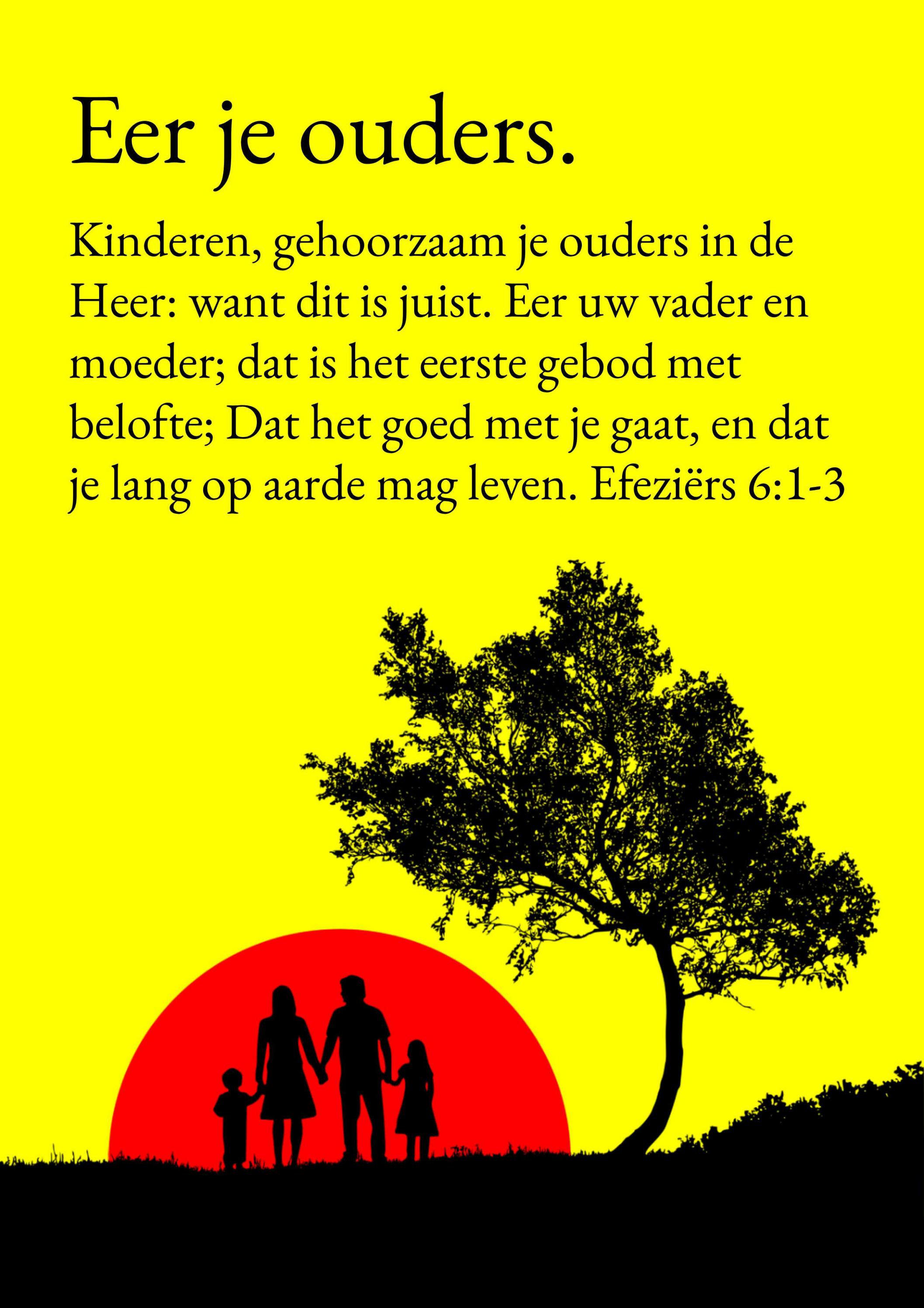 Dutch - Honor Your Parents Your Father and Mother by Filipino Tracts ...