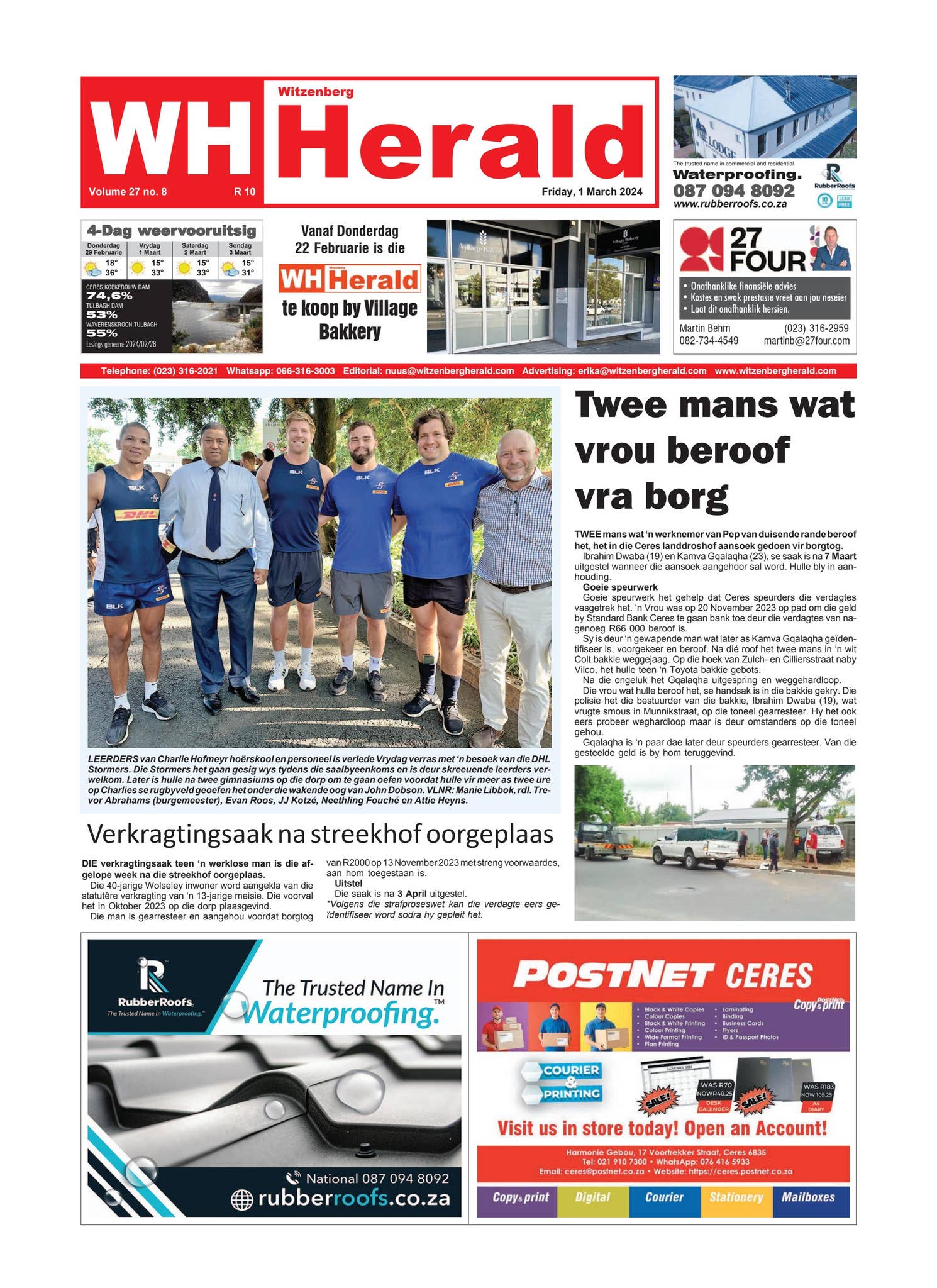 Witzenberg Herald Vol.27 no.8 (Online Weergawe) by Witzenberg Herald ...