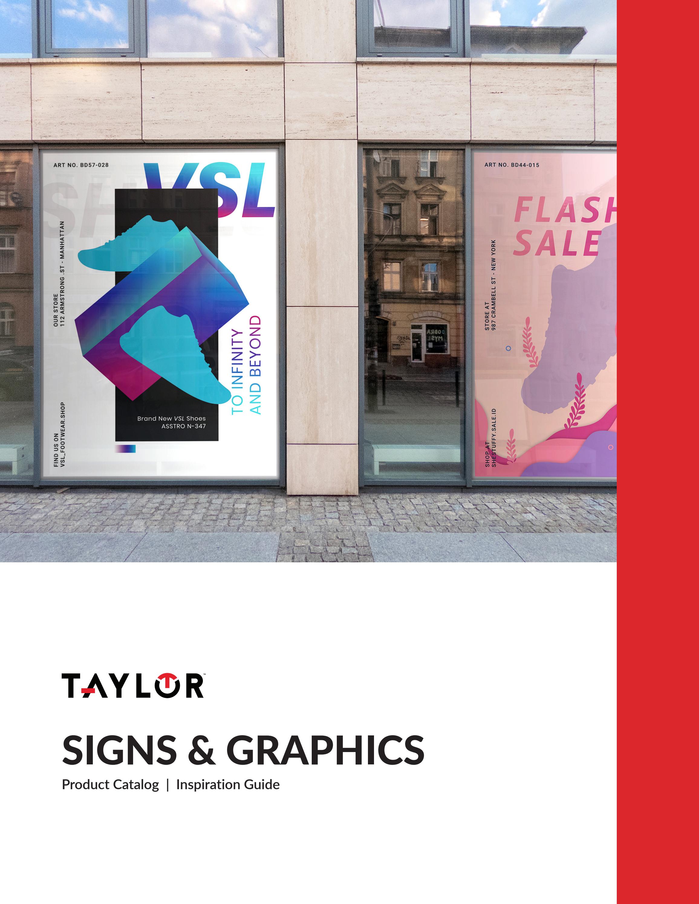 Signs & Graphics Catalog by Taylor - Issuu