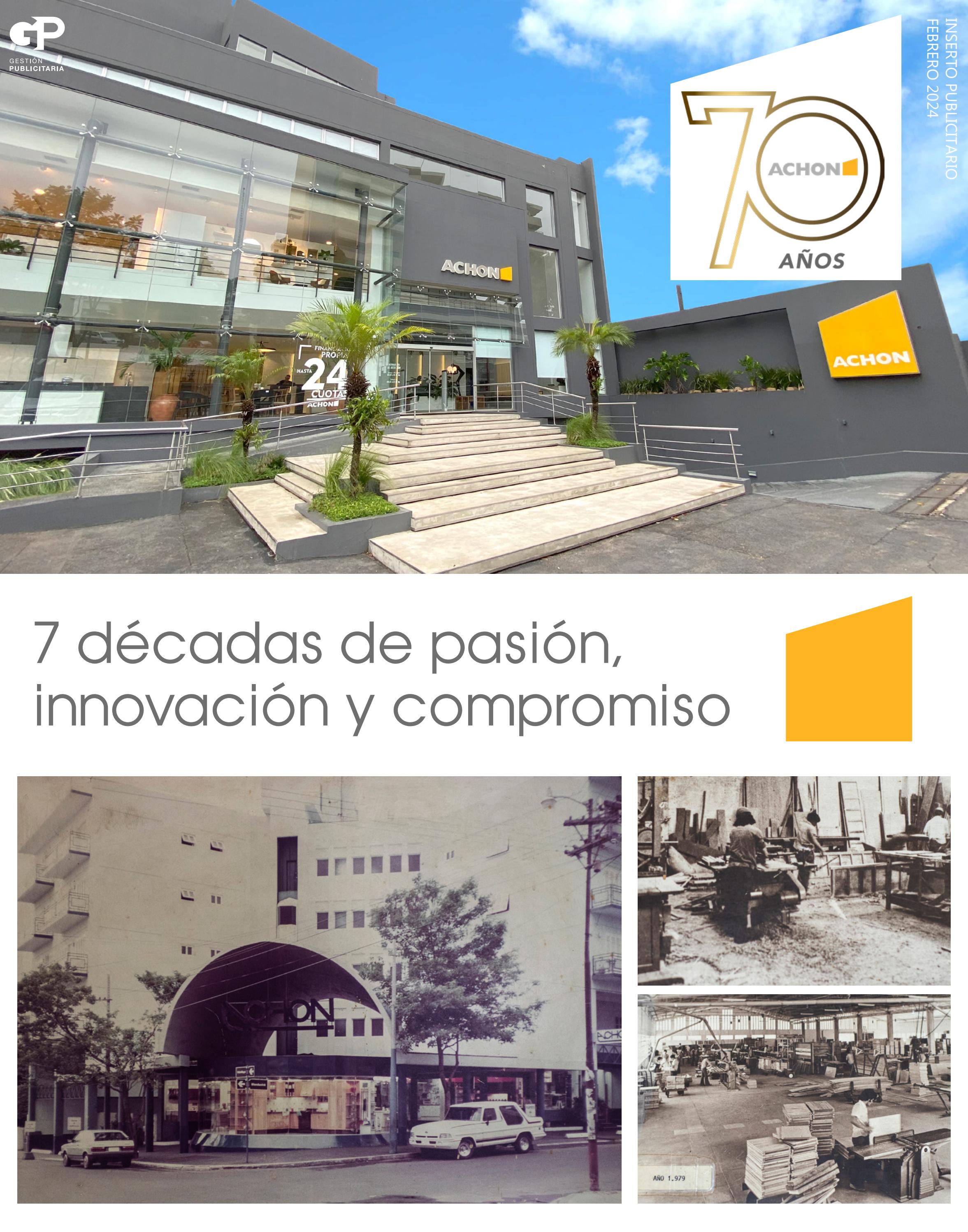 70 AÑOS DE ACHON EN EL SECTOR MOBILIARIO by Gestión Publicitaria - Issuu
