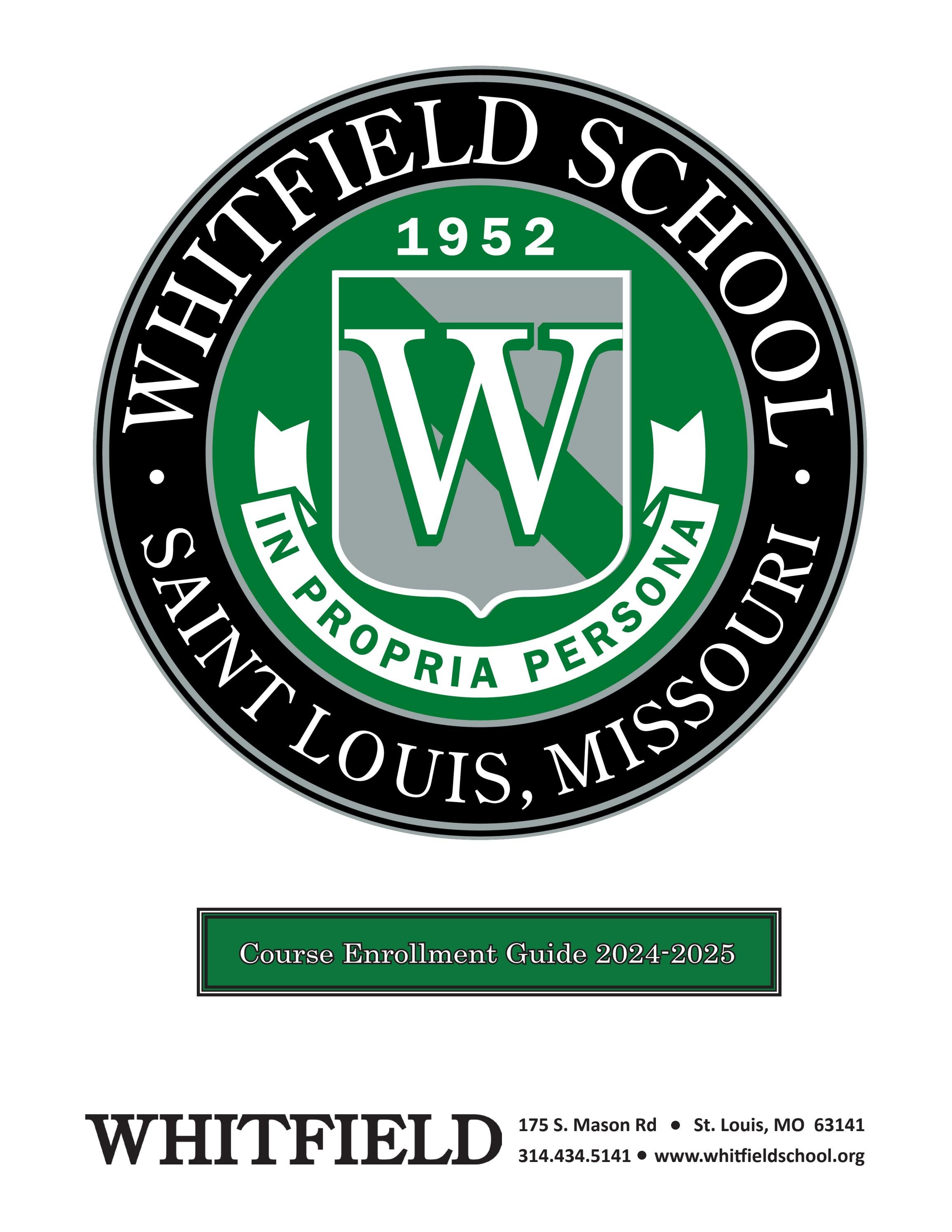 2024-2025 Whitfield School Course Guide by whitfieldschool - Issuu