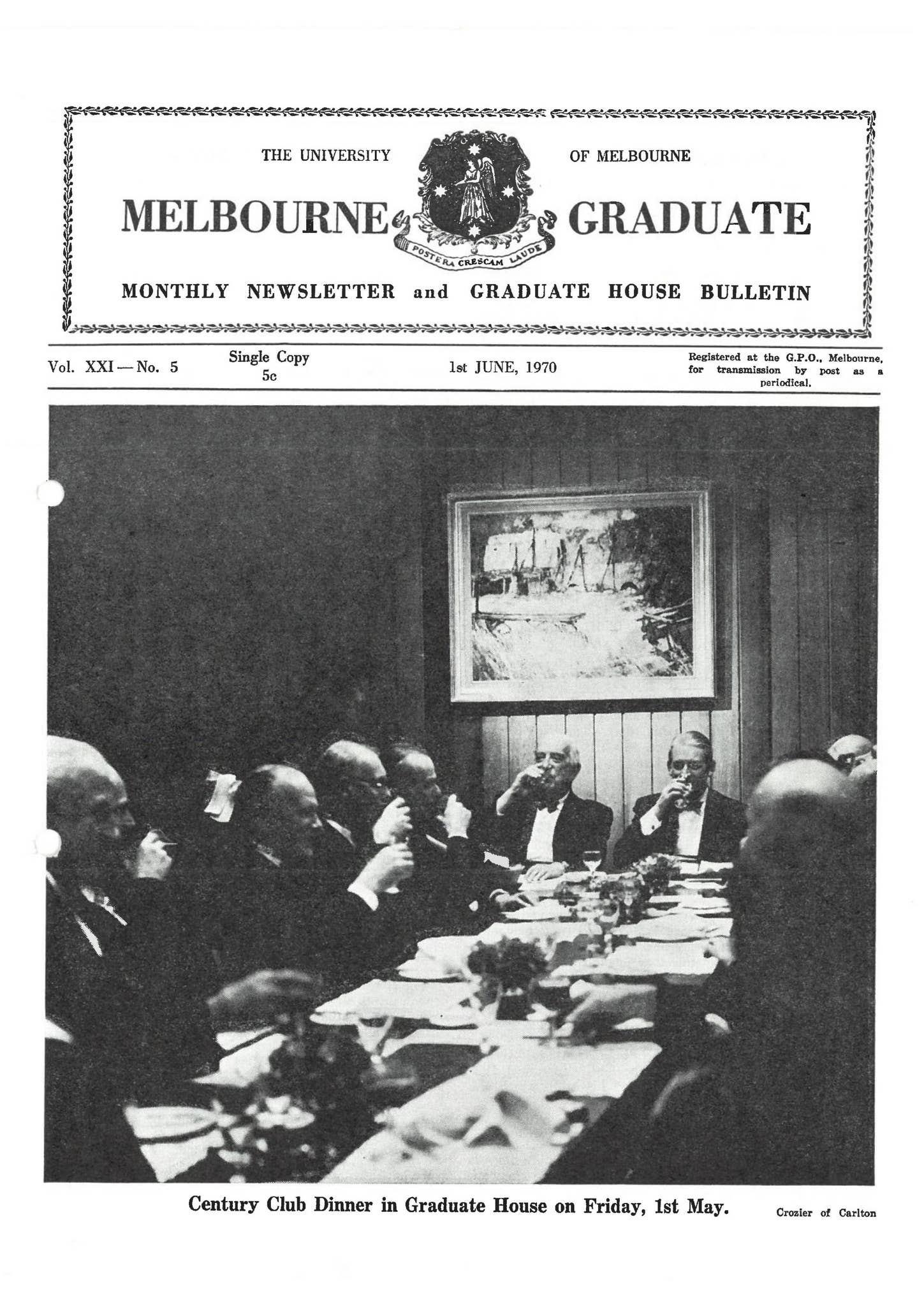 The Melbourne Graduate June 1970 by Graduate House - Issuu