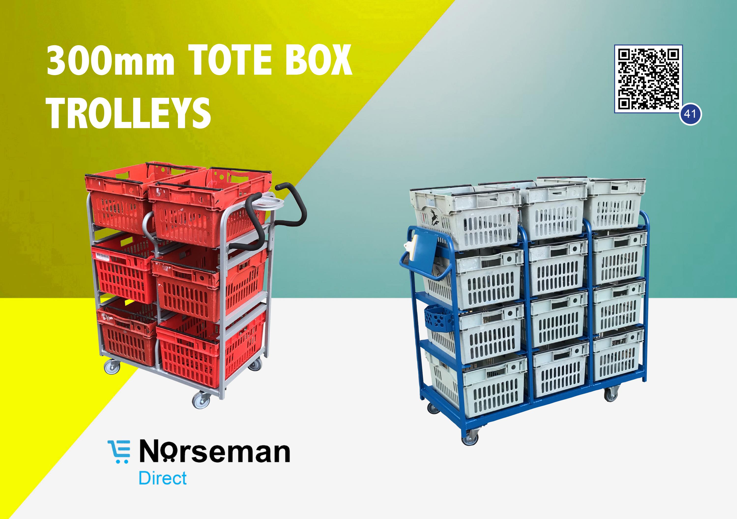 41 - 300mm TOTE BOX TROLLEYS by norsemandirect.com - Issuu