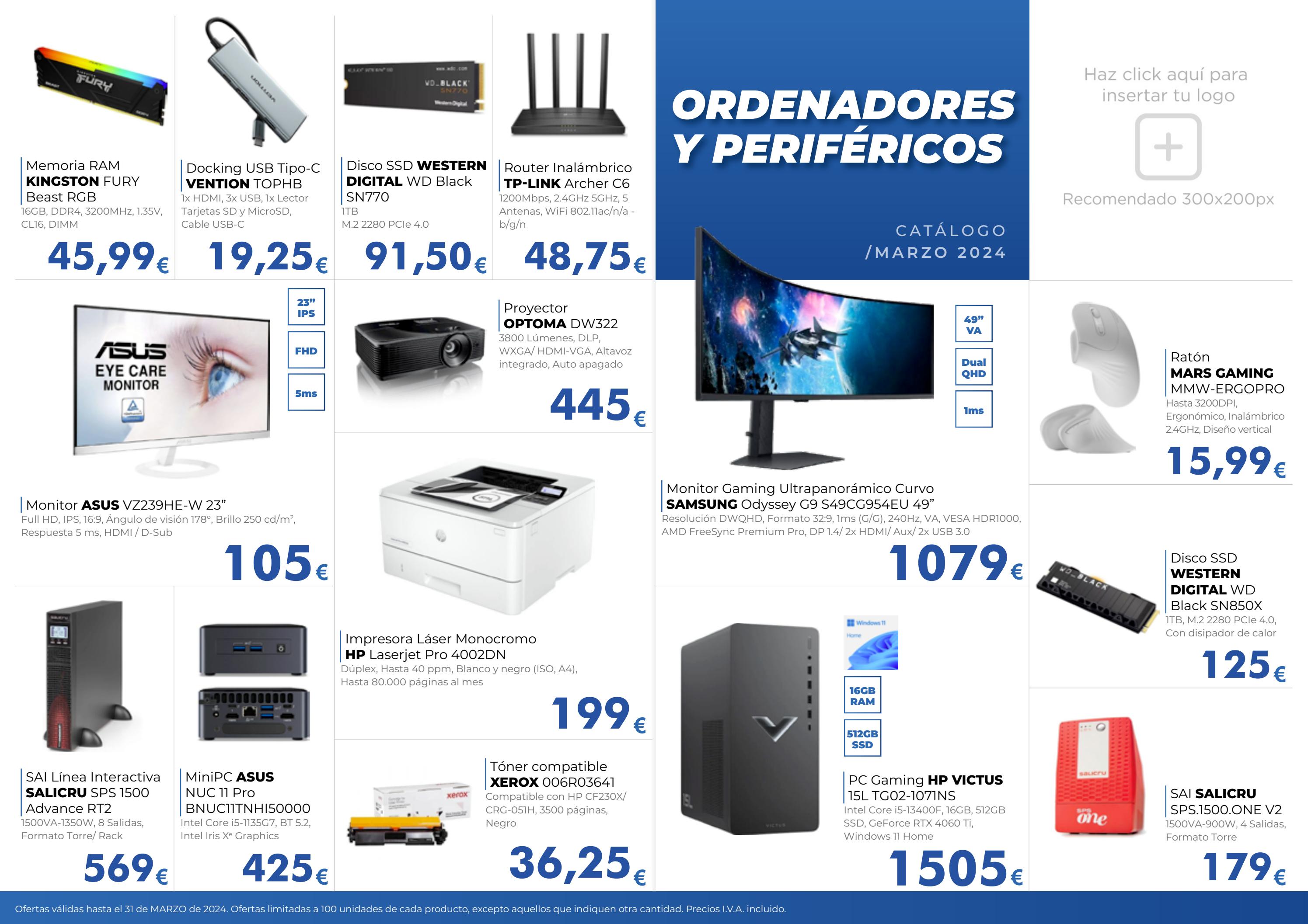 Catálogo Ordenadores y Periféricos - Marzo (Con Precio) by Depau ...