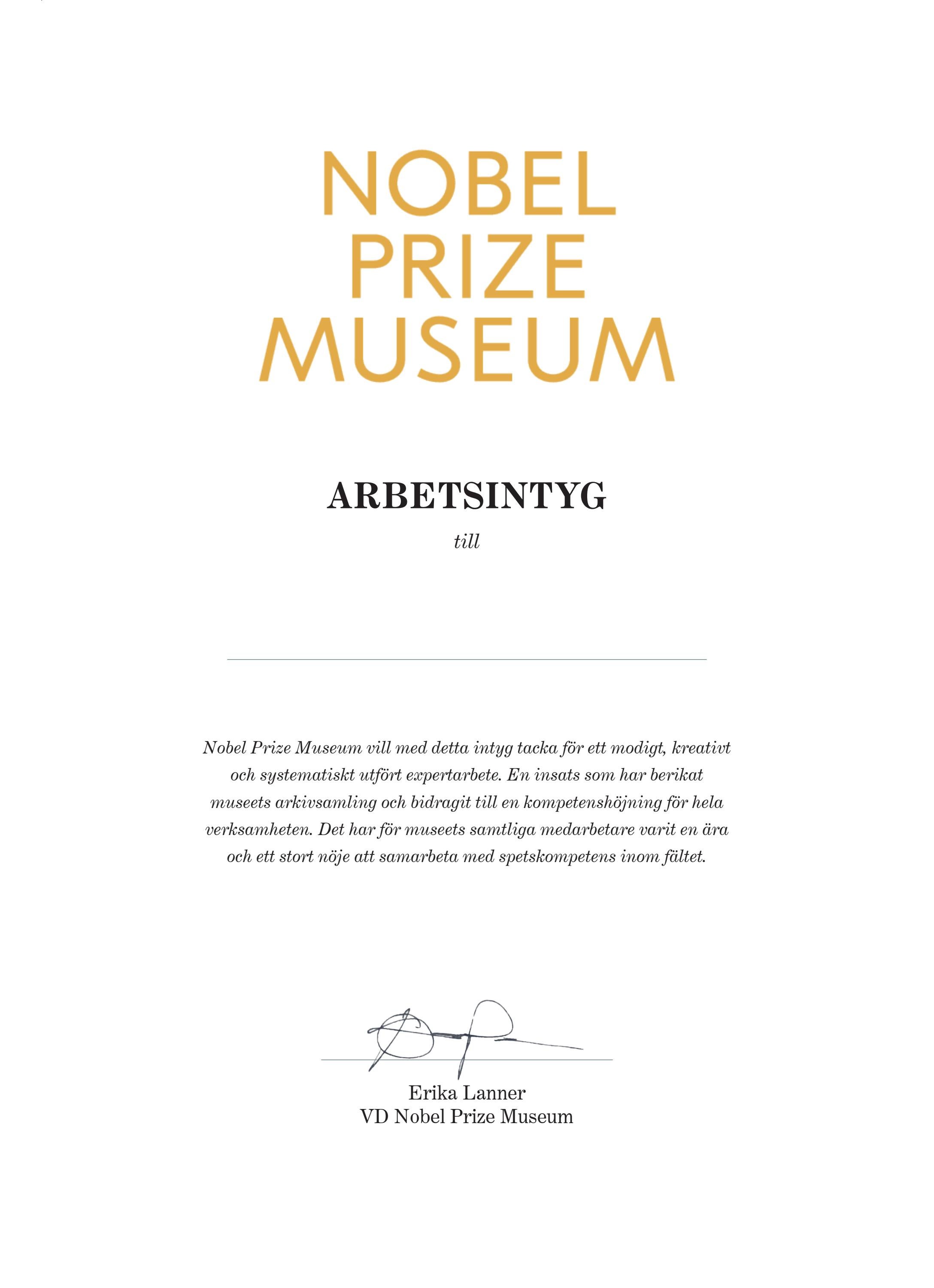 Arbetsintyg UPN by berattarministeriet - Issuu