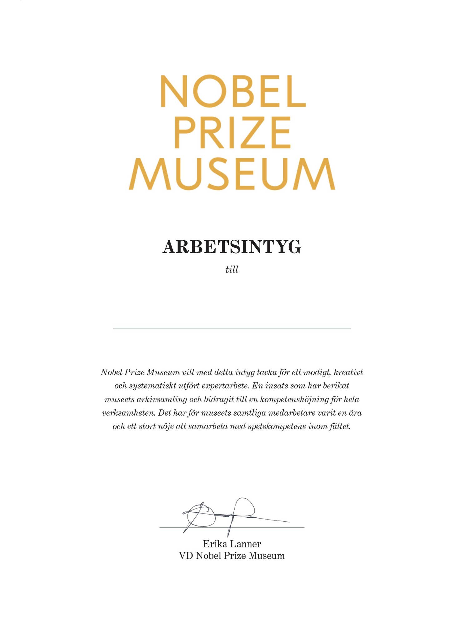 Arbetsintyg UPN by berattarministeriet - Issuu