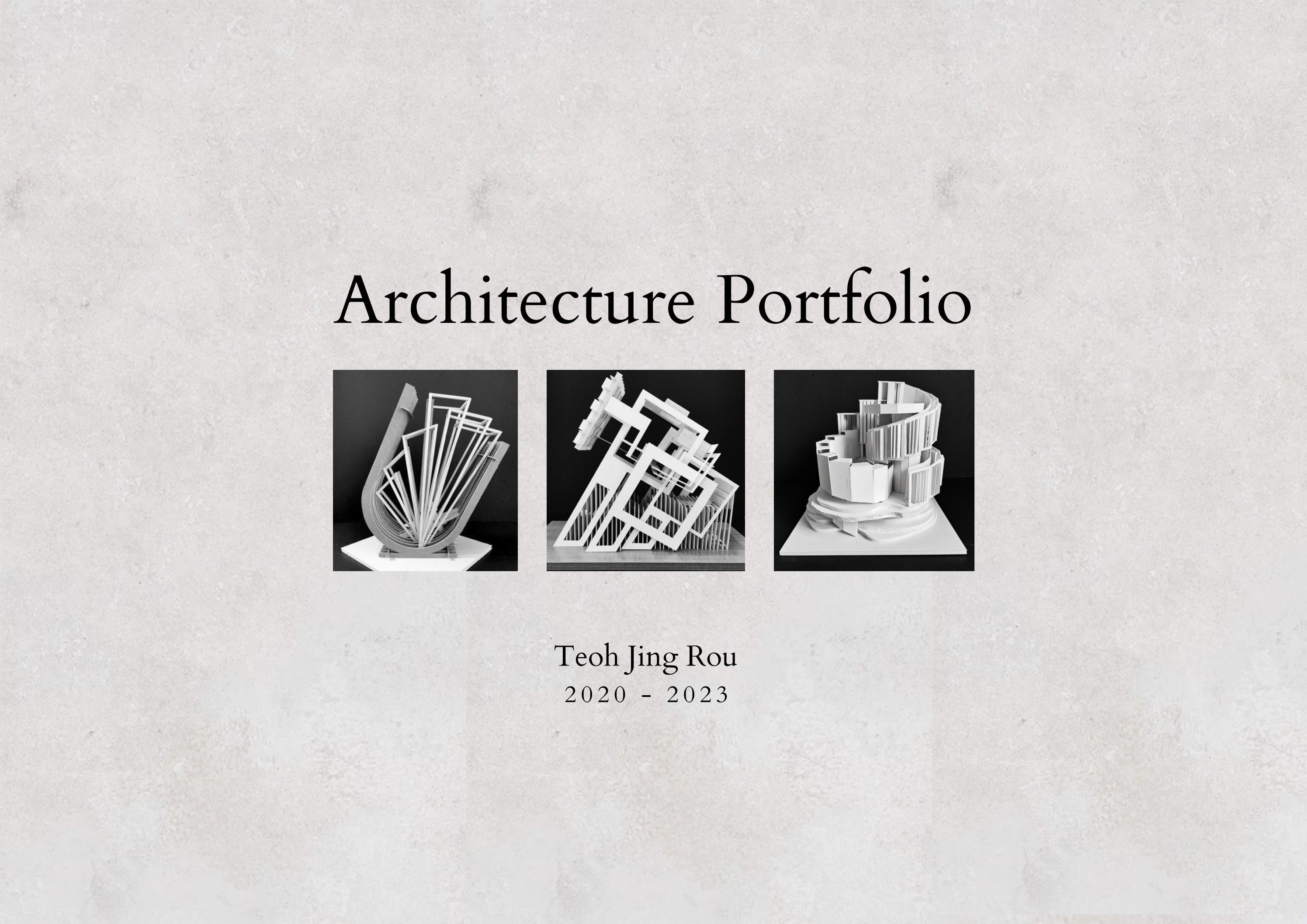 Architecture Portfolio - Teoh Jing Rou by jingrou - Issuu