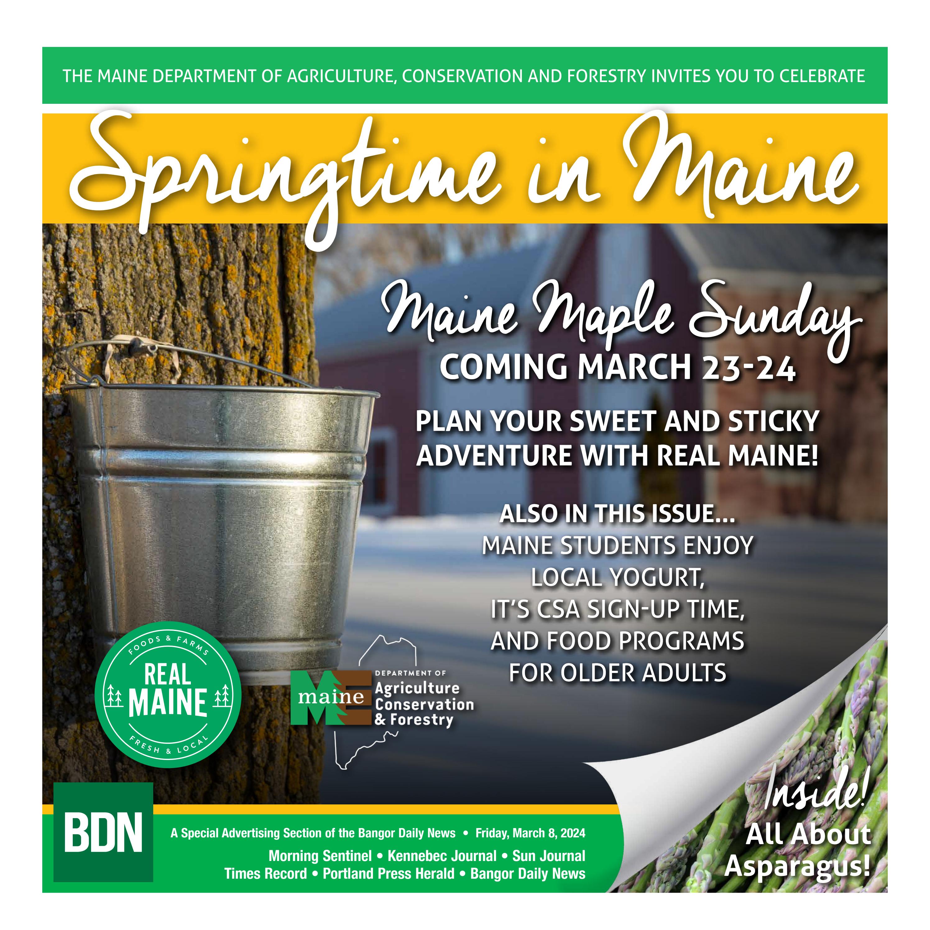 Maine Ag - Springtime in Maine 2024 by Bangor Daily News - Issuu