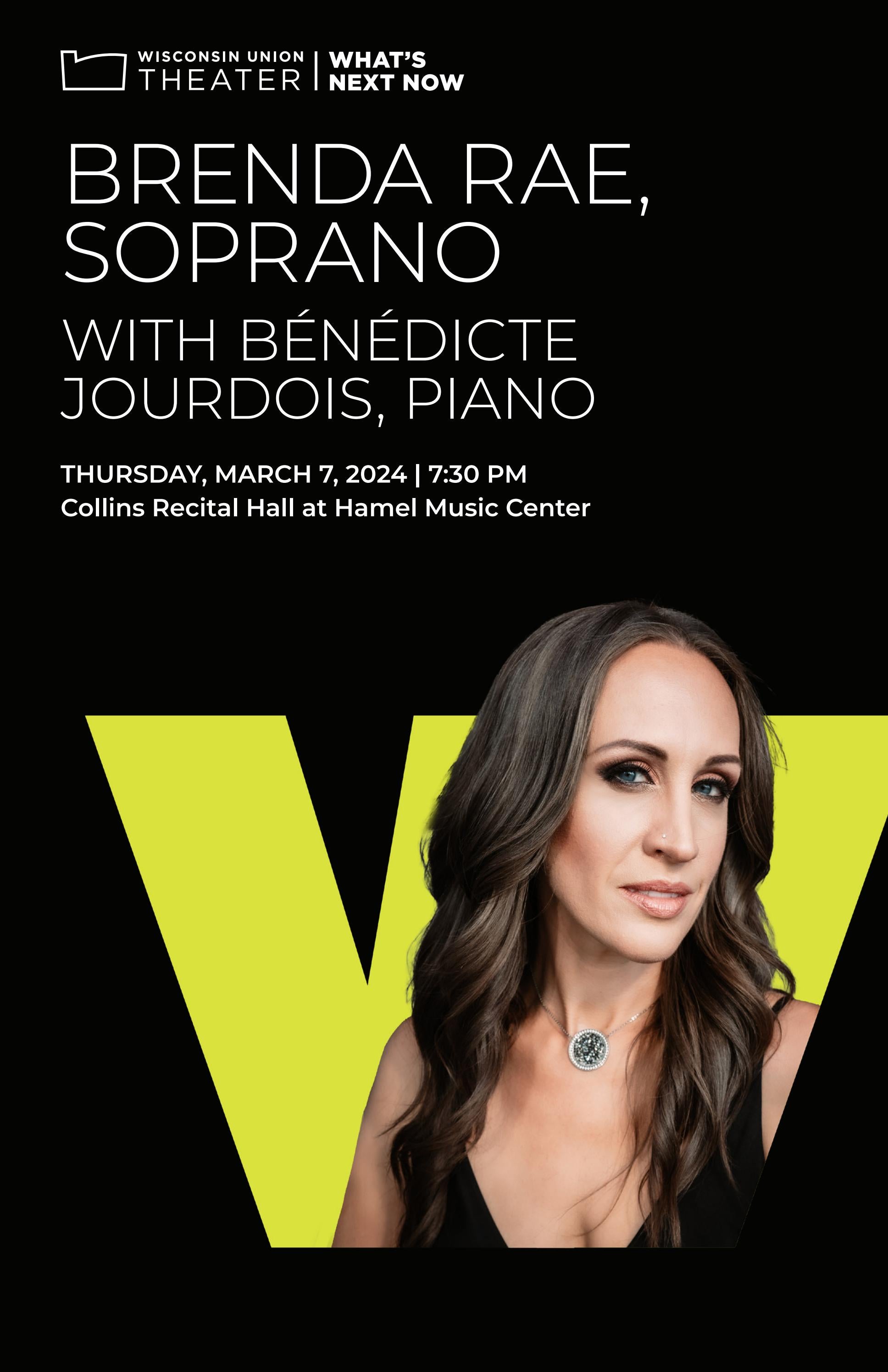 Brenda Rae, soprano with Bénédicte Jourdois, piano: Program by ...