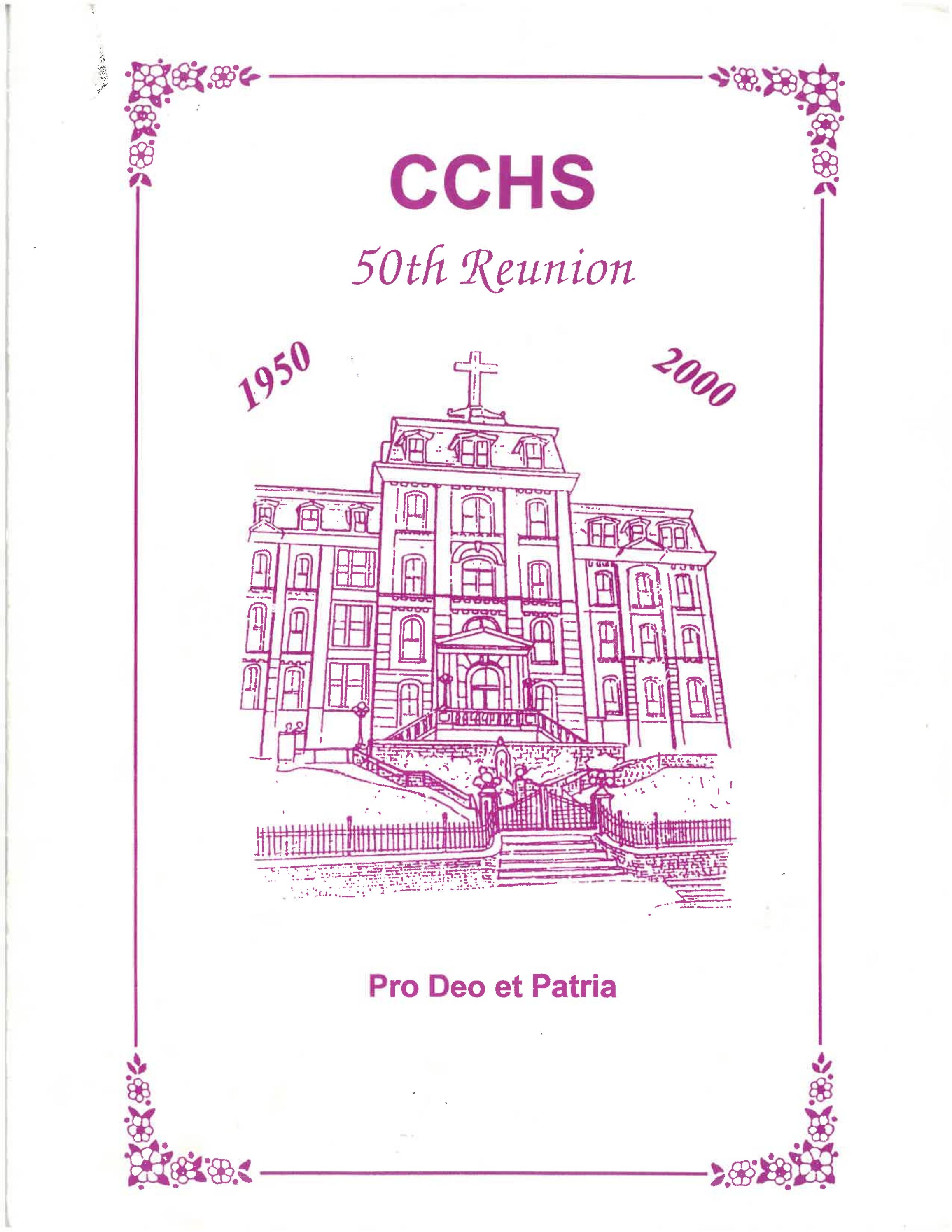 CCHS Class of 1950 50th year Reunion Booklet by Catholic Central School ...