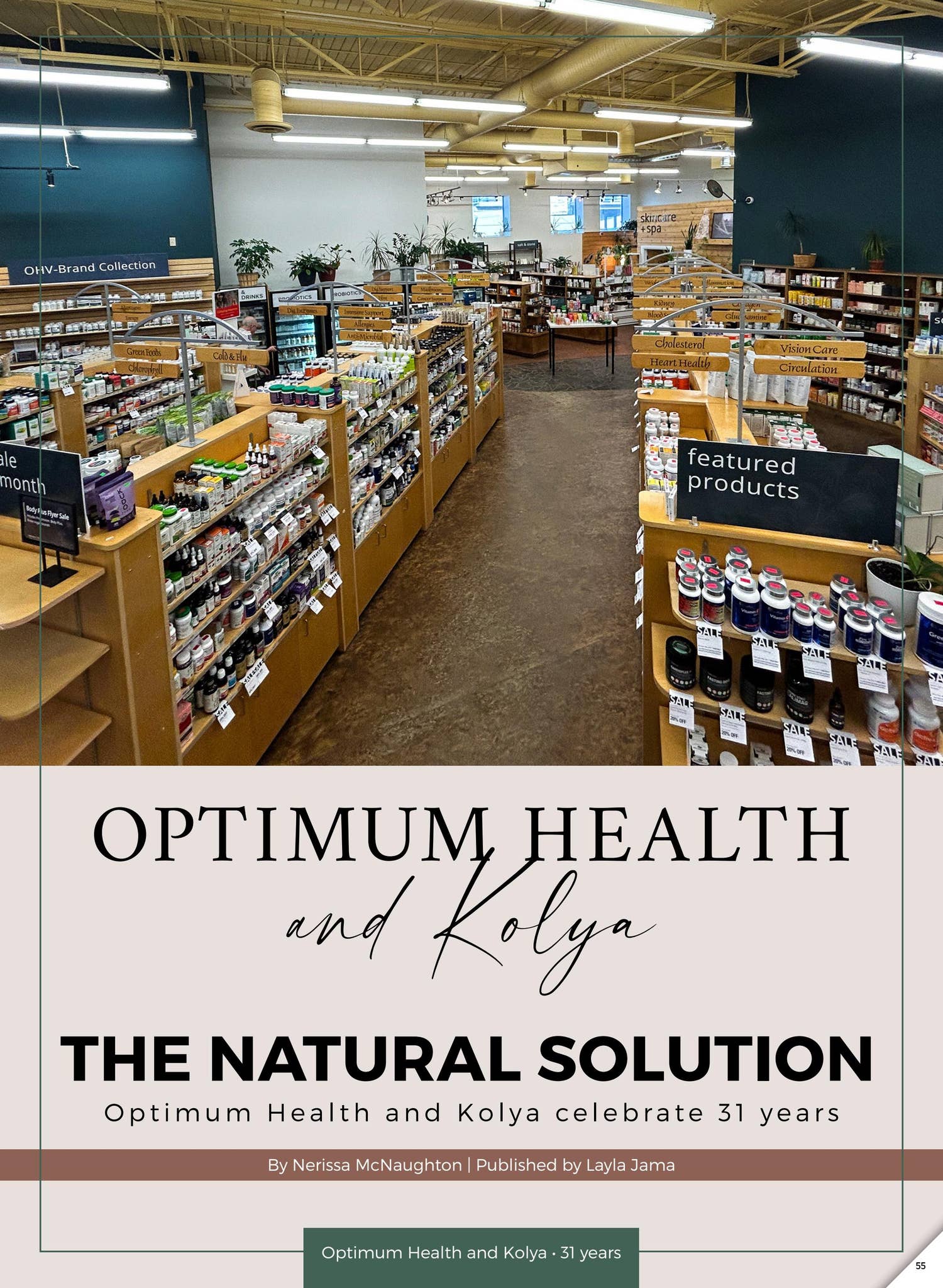 Optimum Health and Koyla - Celebrating 31 years by Business in Edmonton ...