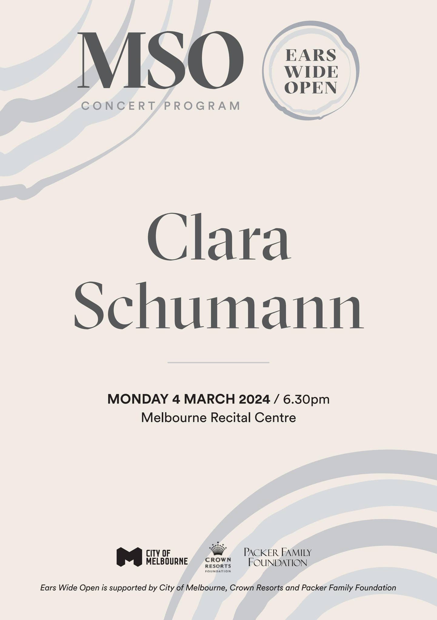 Ears Wide Open: Clara Schumann by Melbourne Symphony Orchestra - Issuu