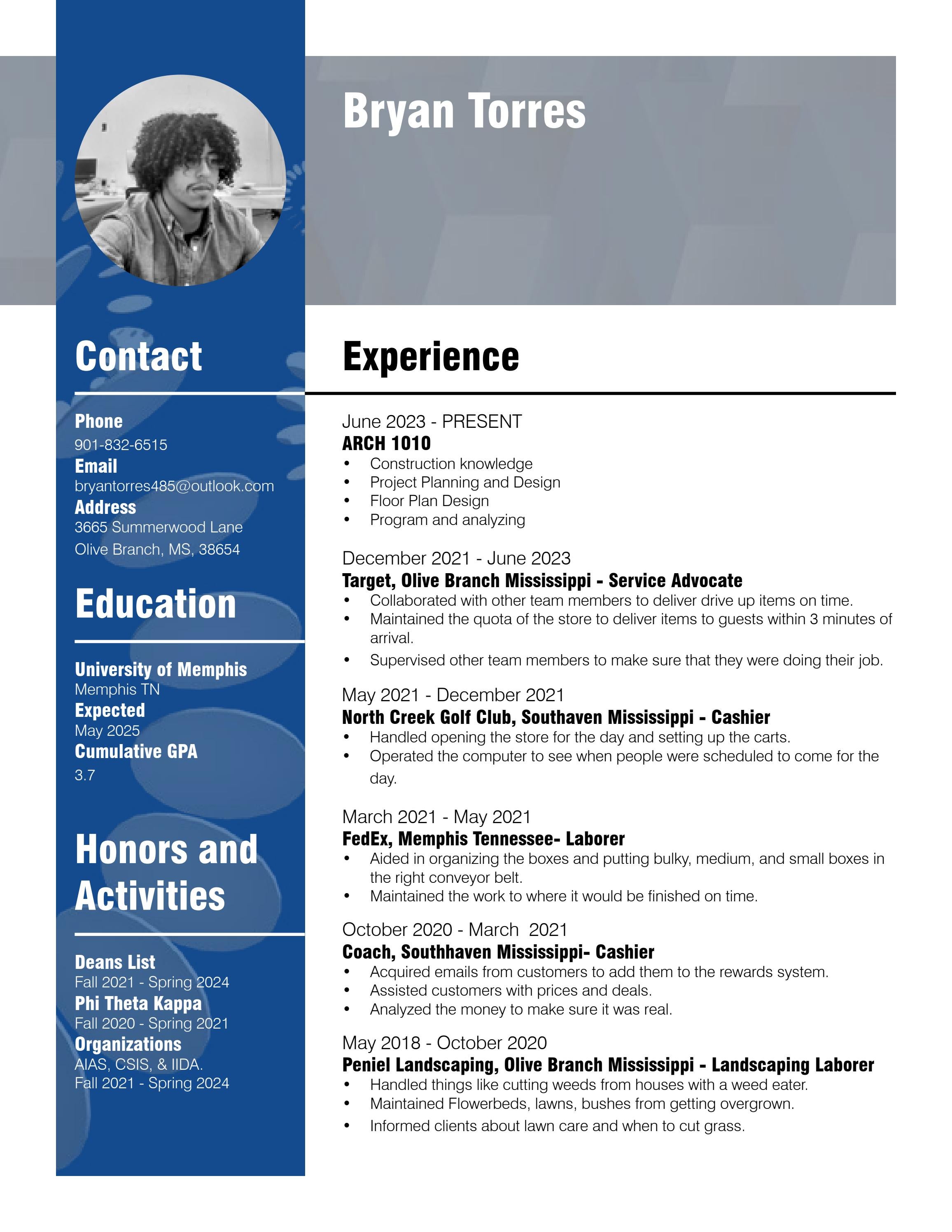 Resume_Bryan Torres by Bryan Torres - Issuu