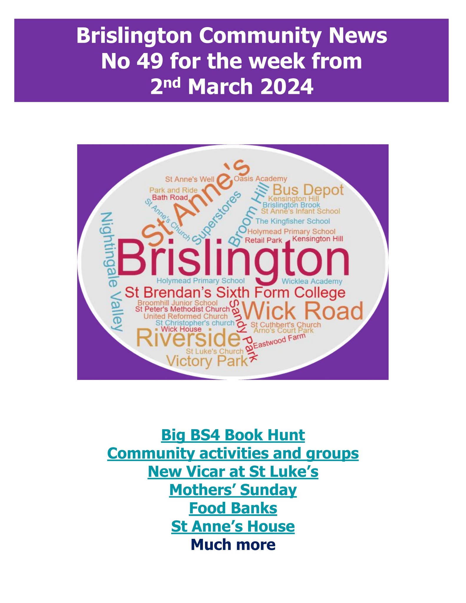 No 49 Brislington Community News 2nd March 2024 by Guywilkinson22 - Issuu