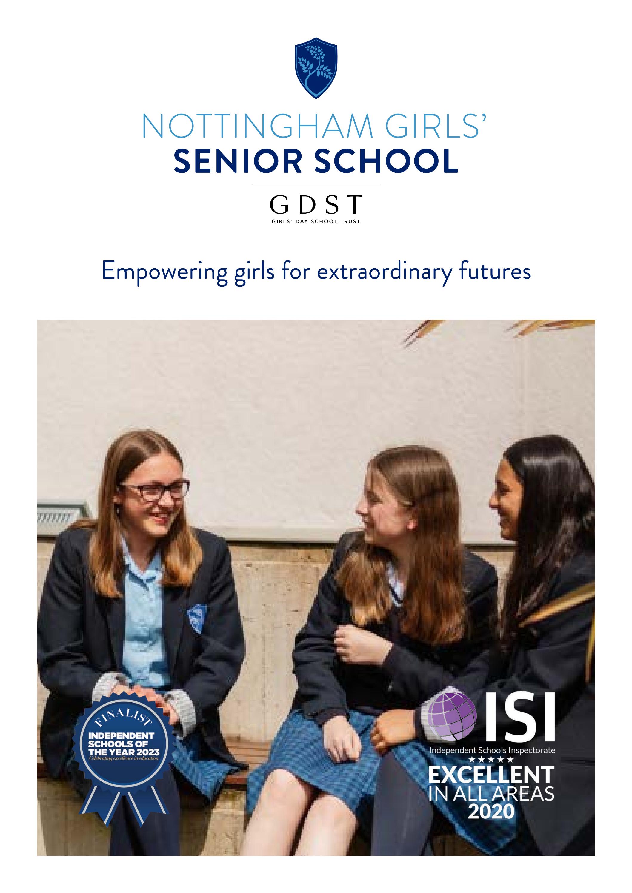 NGHS Senior Prospectus 2023 by Nottingham Girls' High School - Issuu