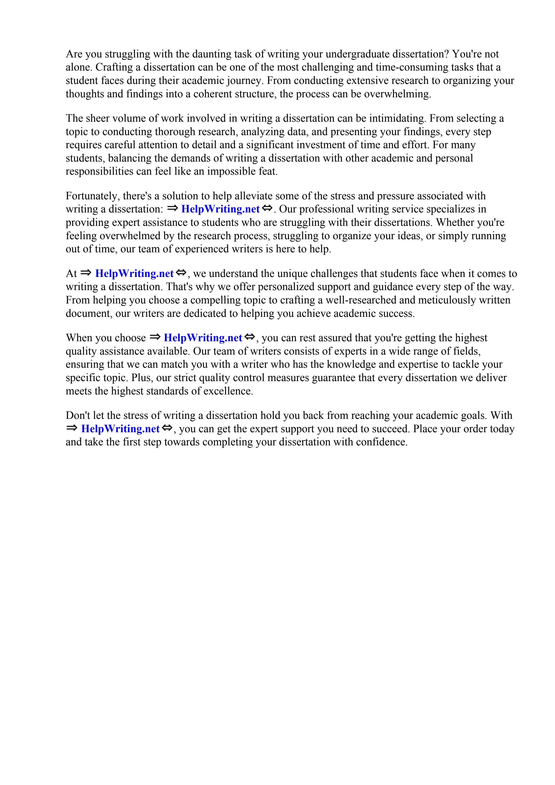 Undergraduate Dissertation Template by Brittany Walker - Issuu
