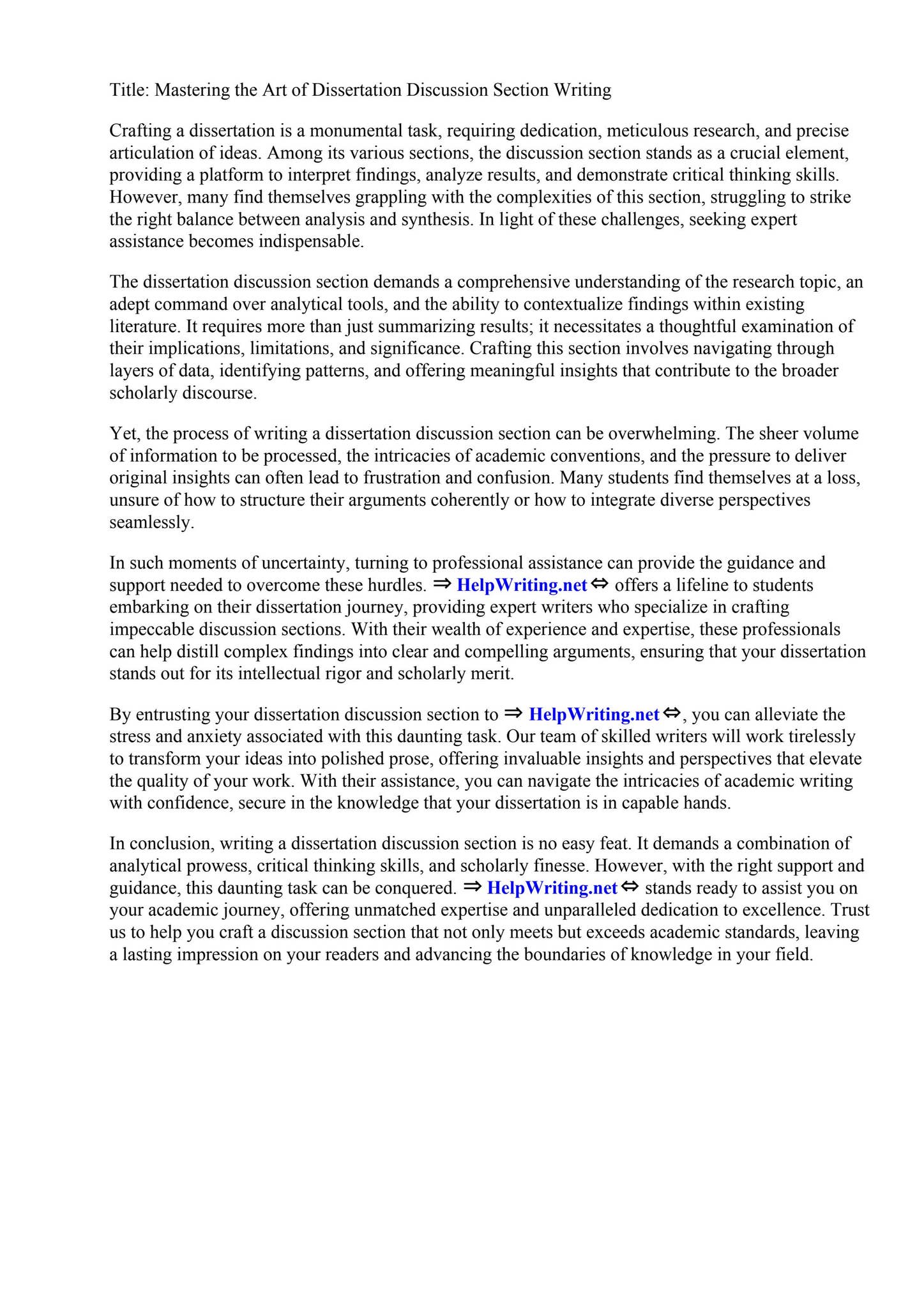 How To Write A Dissertation Discussion Section by Nikki Diaz - Issuu