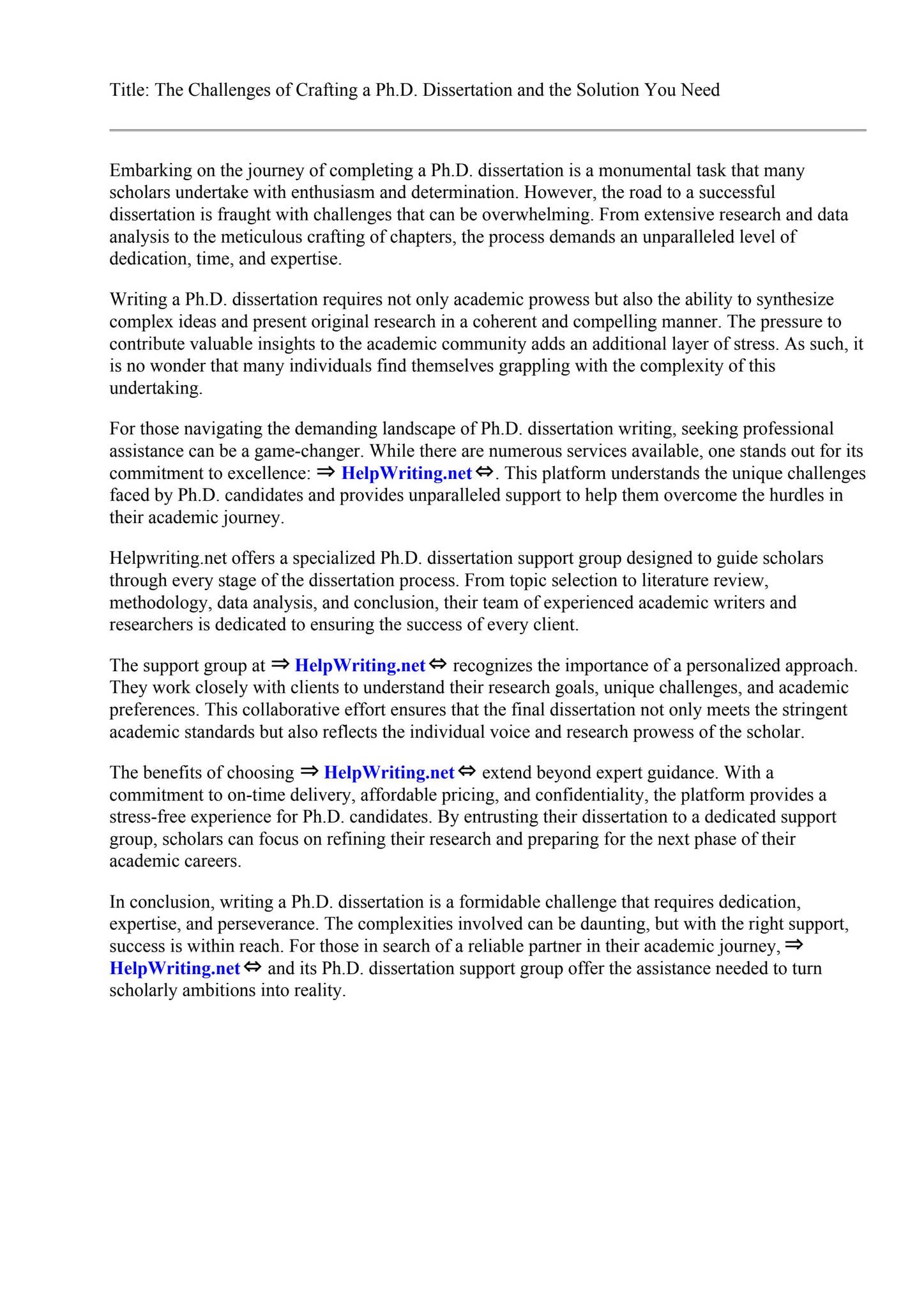 Phd Dissertation Support Group by Nicole Peterson - Issuu