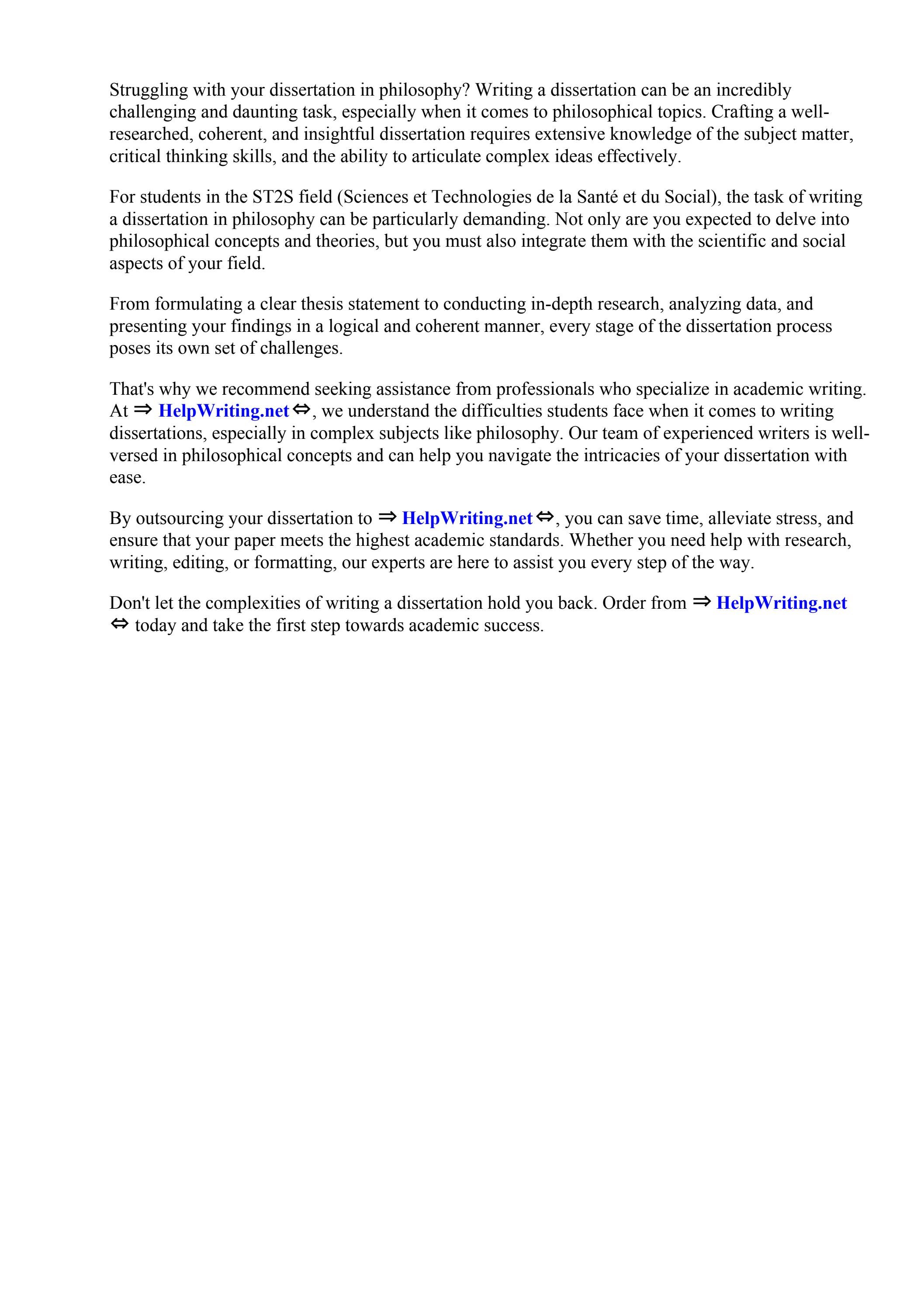 Exemple Dissertation Philo St2S by Shelly Harris - Issuu