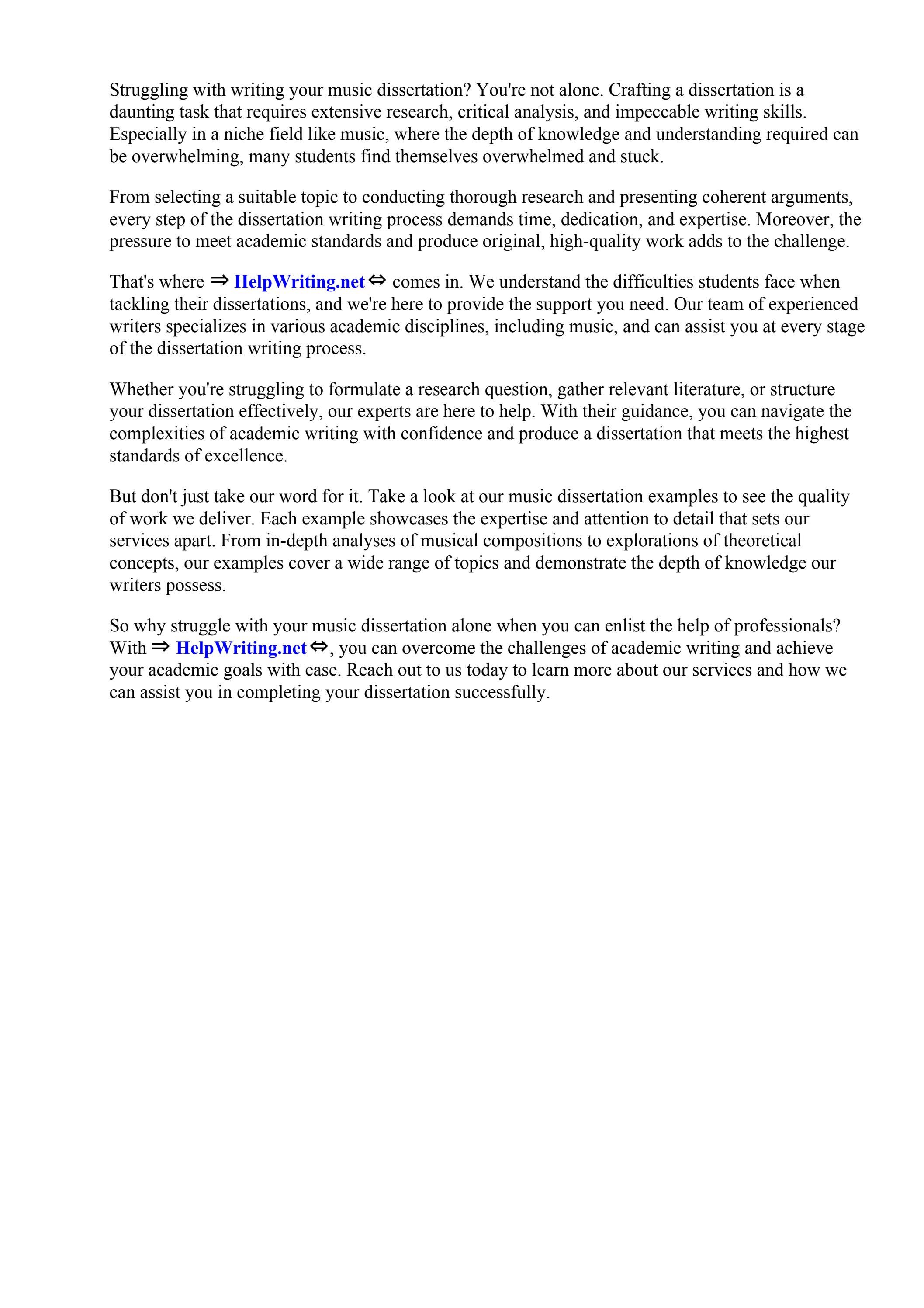 Music Dissertation Examples by Katie Smith - Issuu