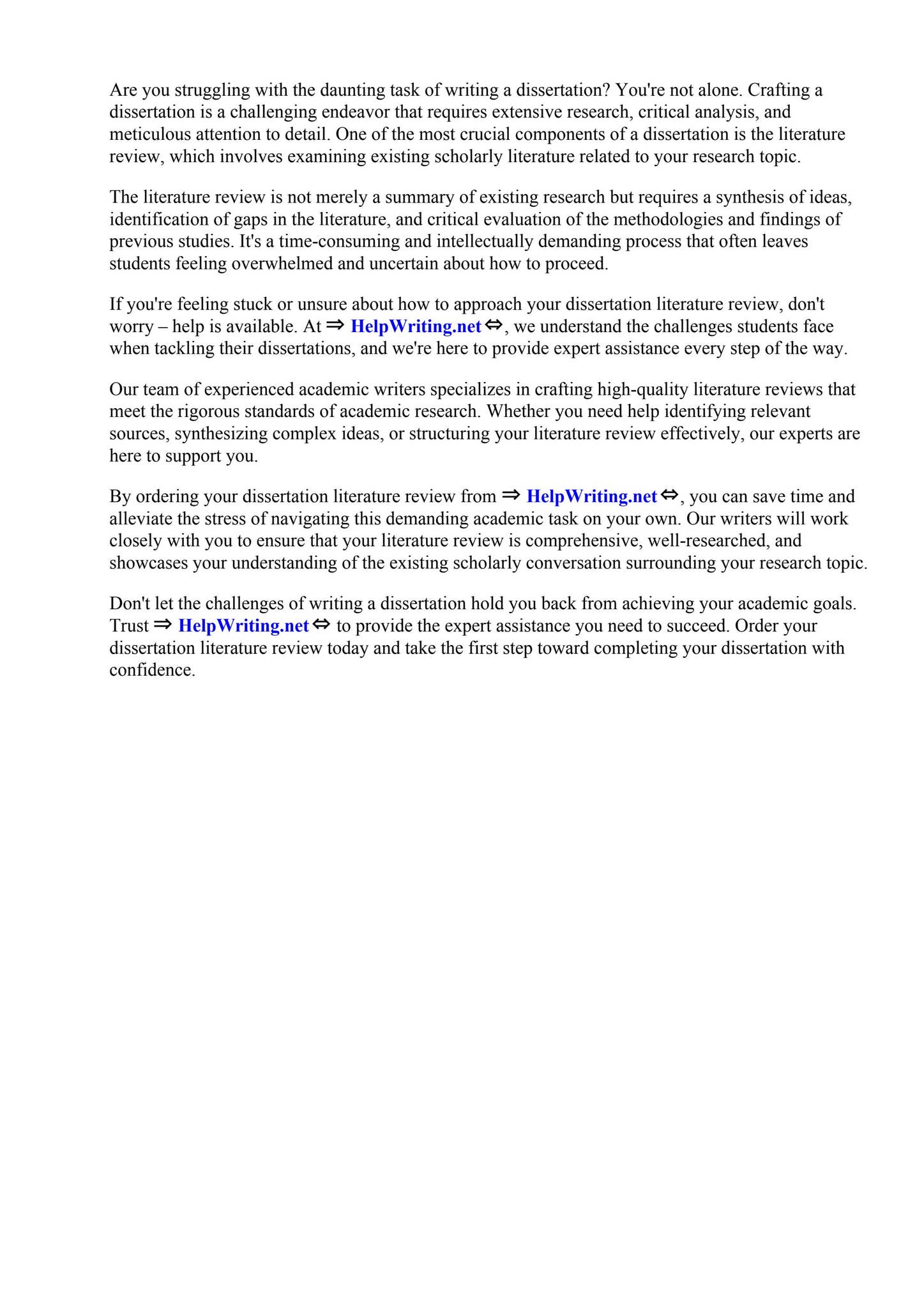 A Dissertation Literature Review Example by Heather Moore - Issuu