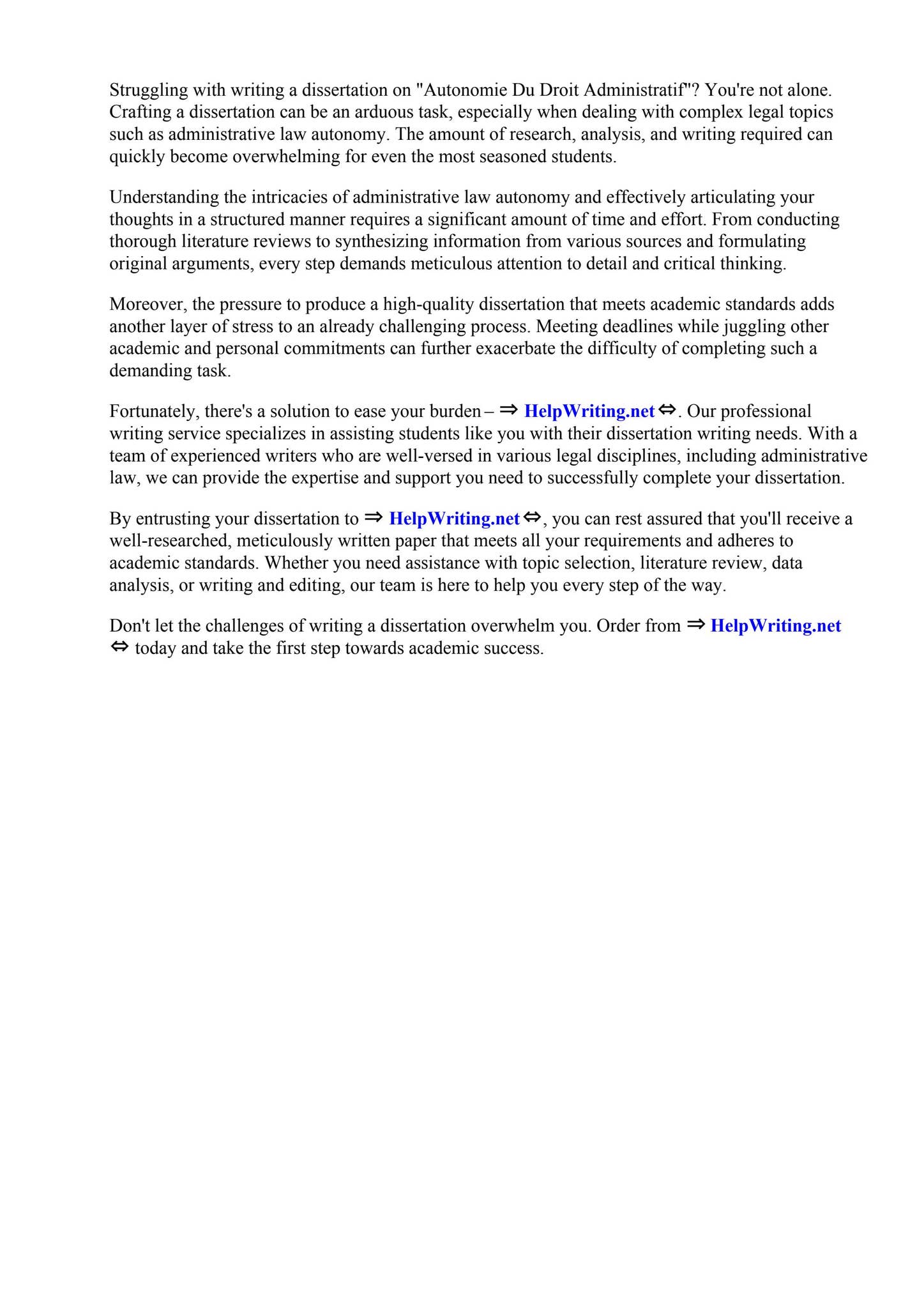 Dissertation Autonomie Du Droit Administratif by Erica Crowe - Issuu