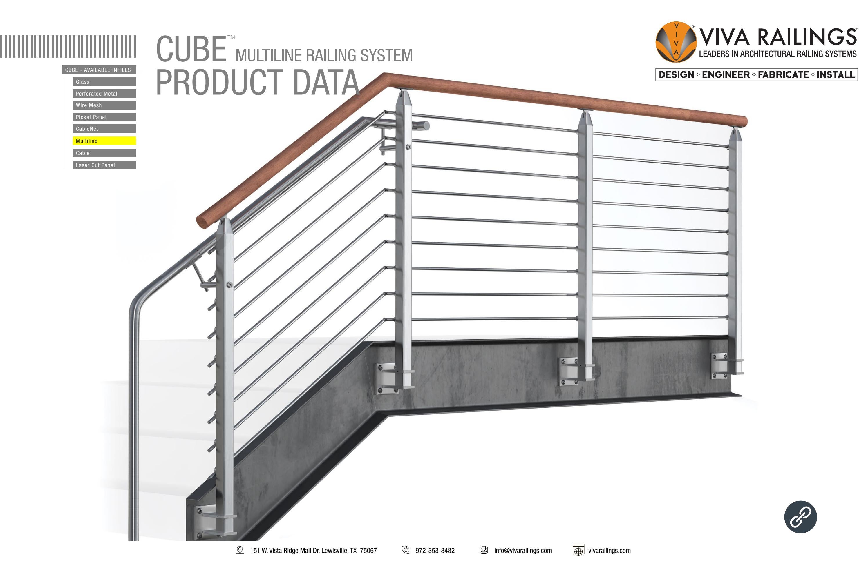 CUBE Multiline Product Data by viva.railings - Issuu