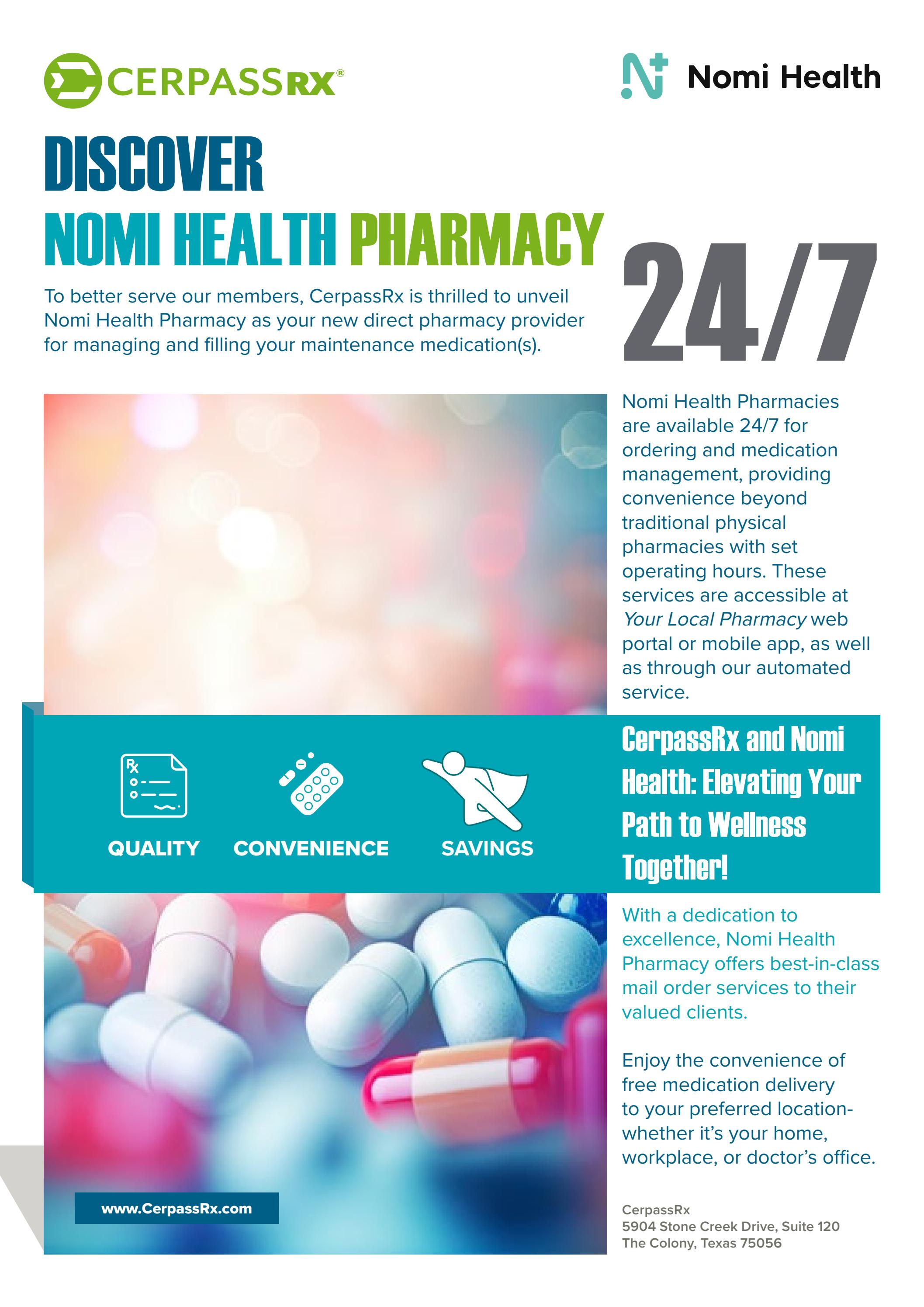 Nomi Health Pharmacy Benefits by cerpassrx.com - Issuu
