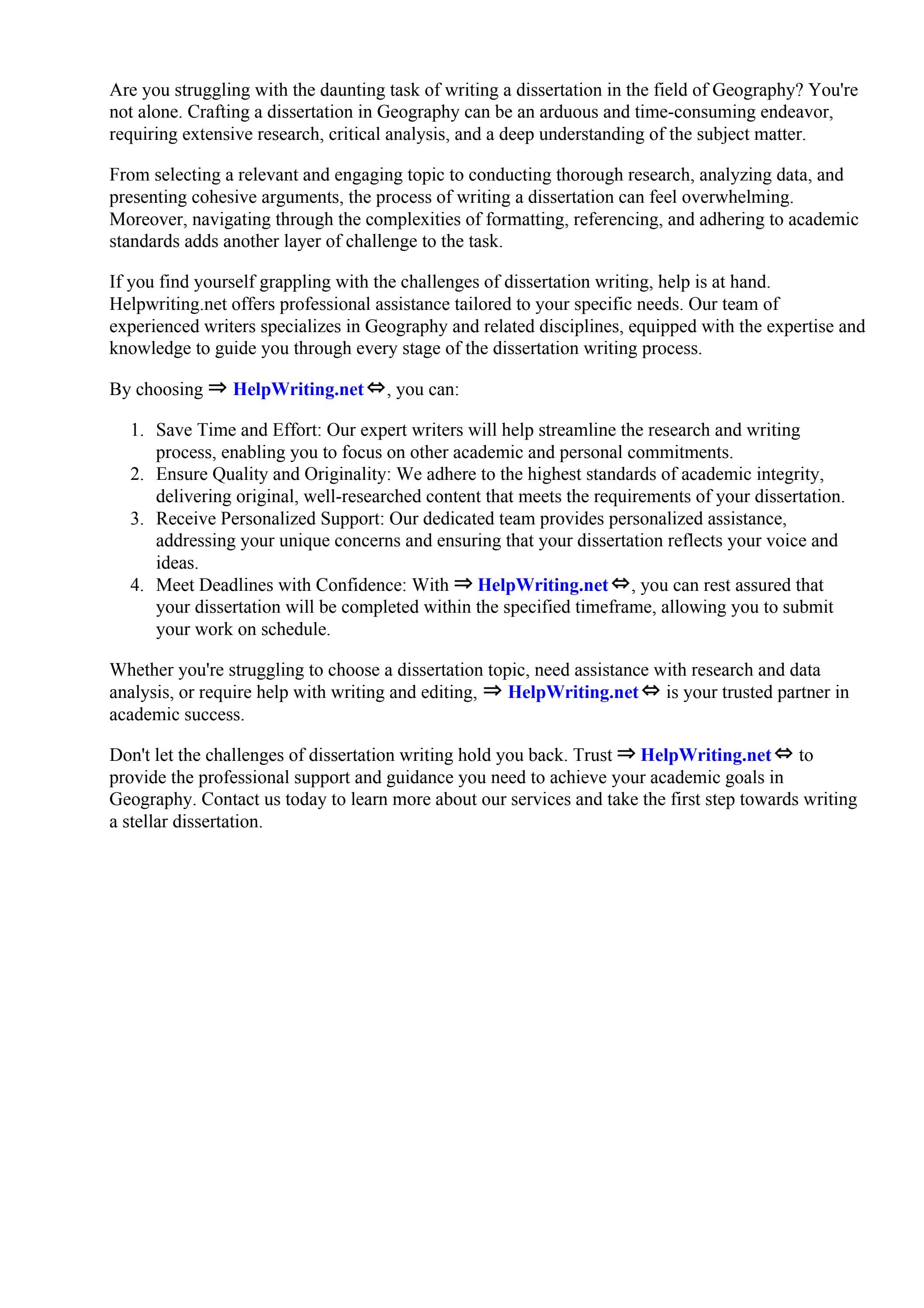 Dissertation Topics Related To Geography by Jamie Beck - Issuu