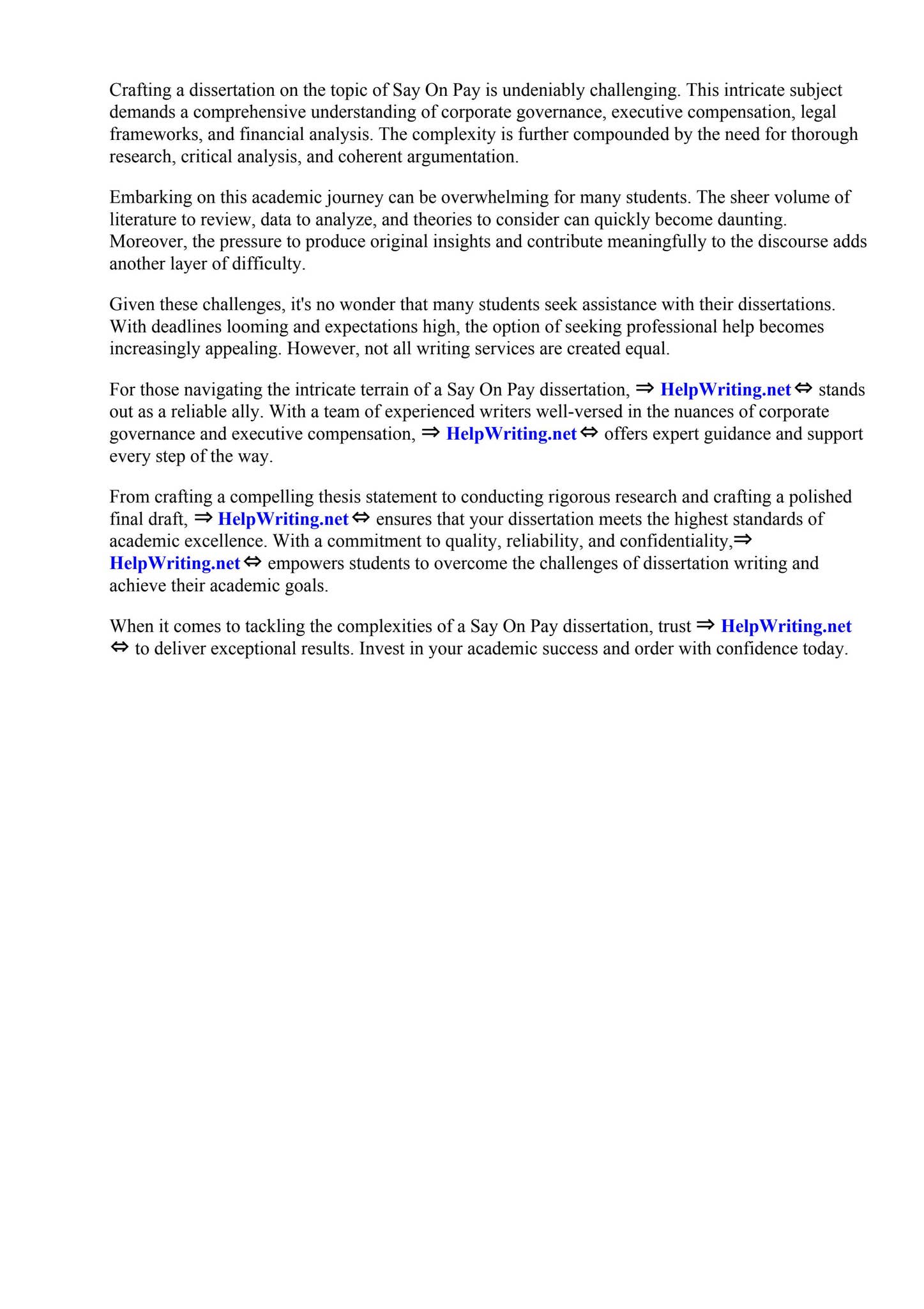 Say On Pay Dissertation by Olivia Collins - Issuu