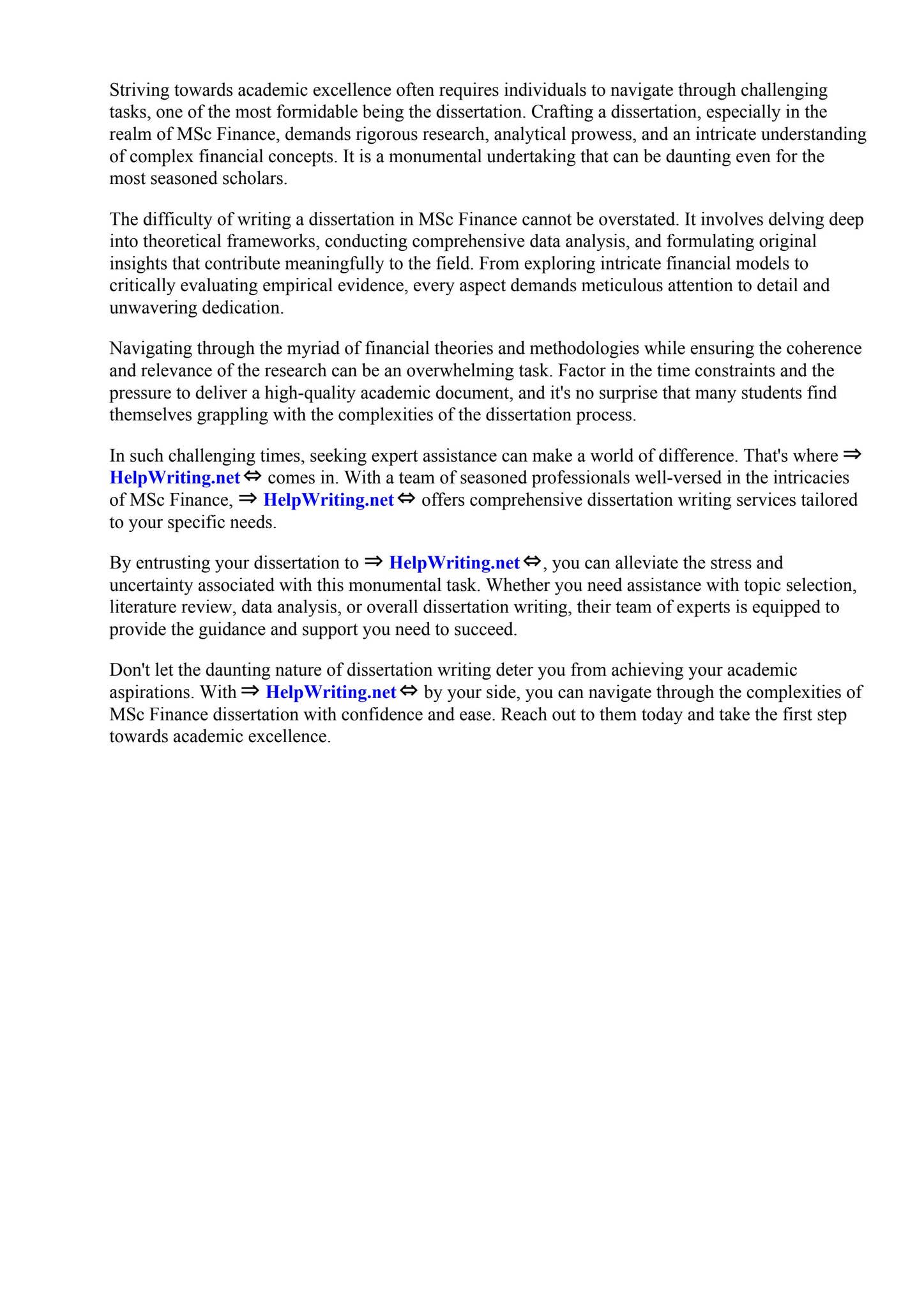 Dissertation Msc Finance by Audrey Stokes - Issuu