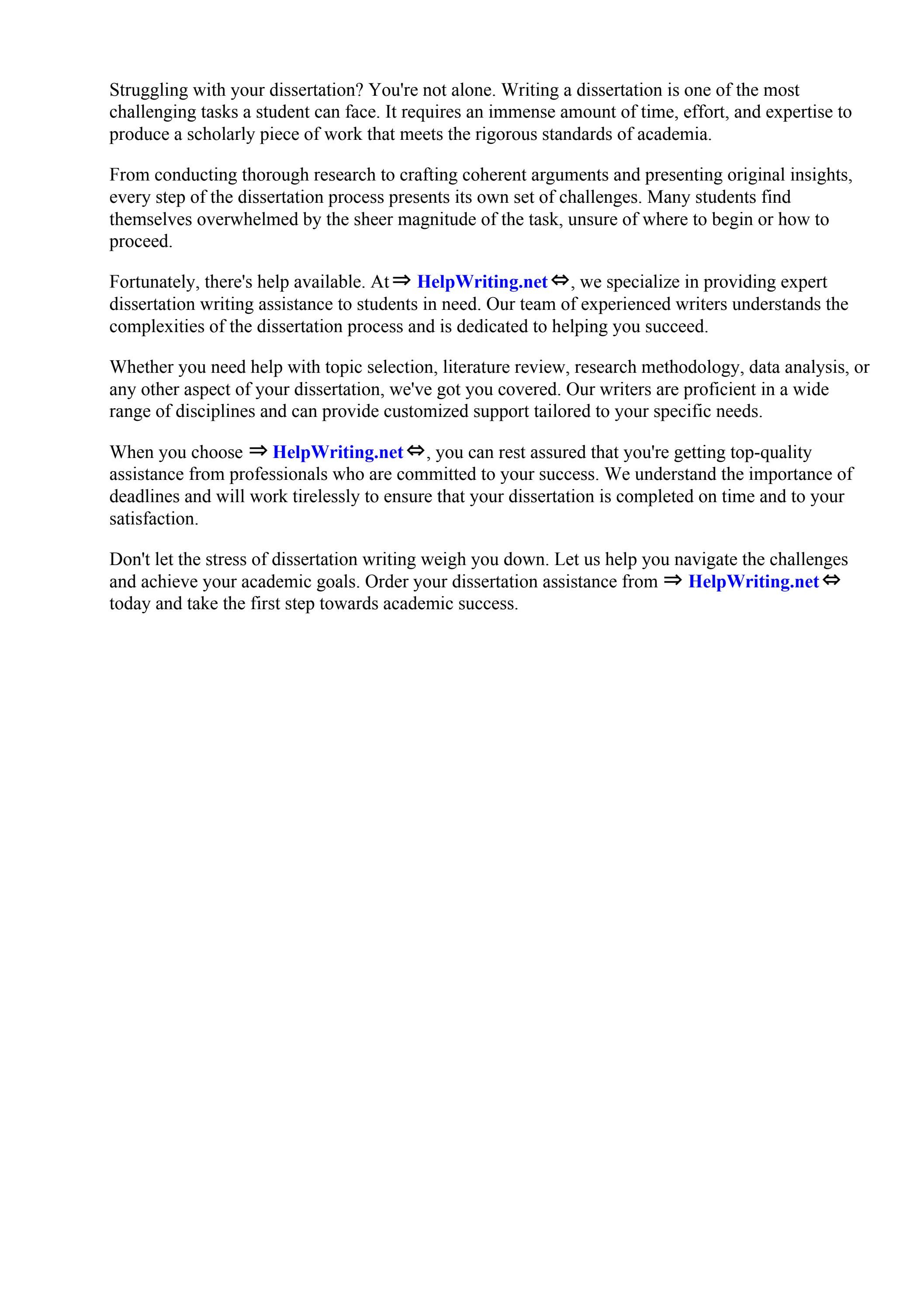 Dissertation Writing Help by Alyssa Gonzalez - Issuu