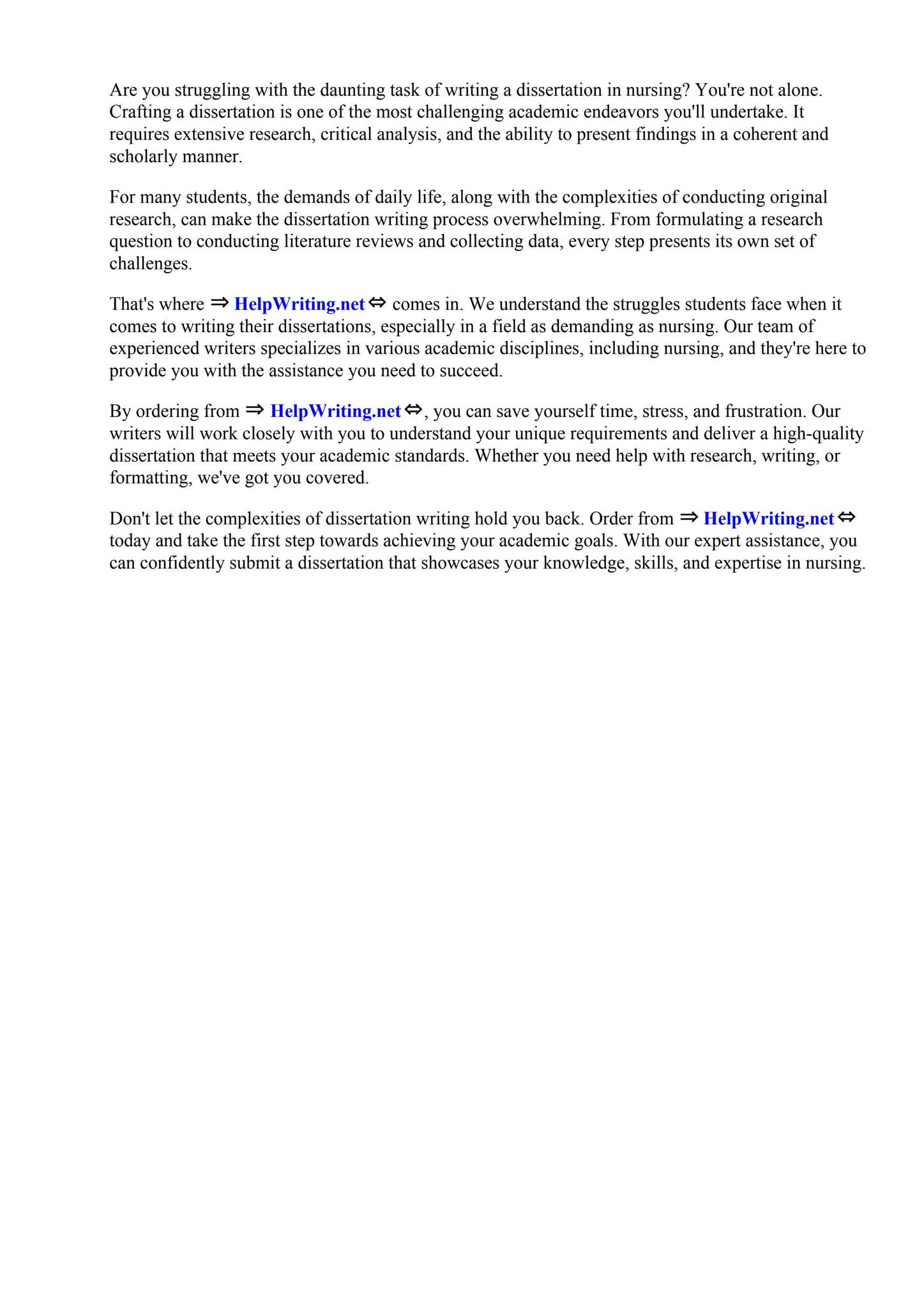 Dissertation Sample Nursing by Jennifer Hernandez - Issuu