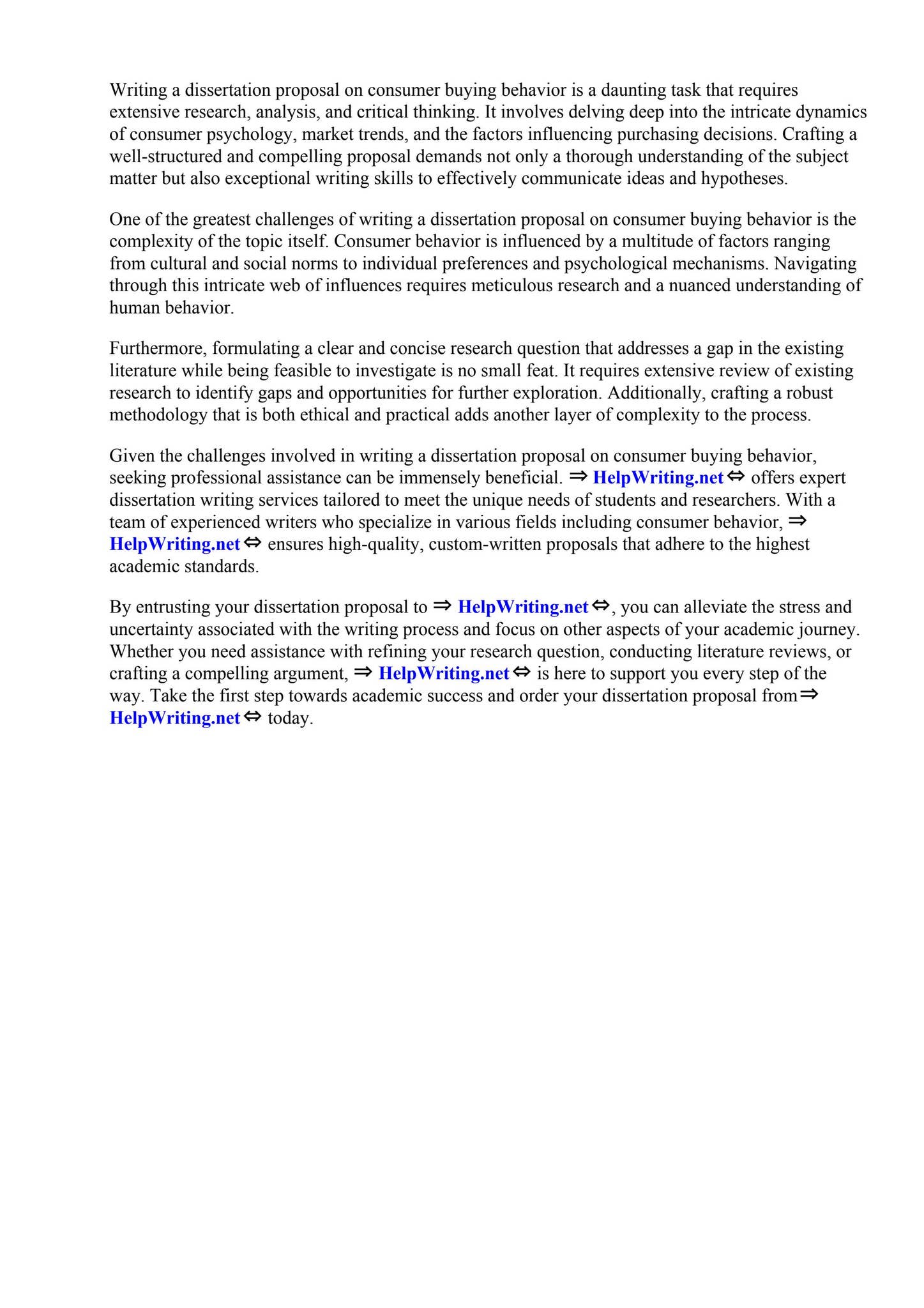 Dissertation Proposal Consumer Buying Behaviour by Kristin Fisher - Issuu