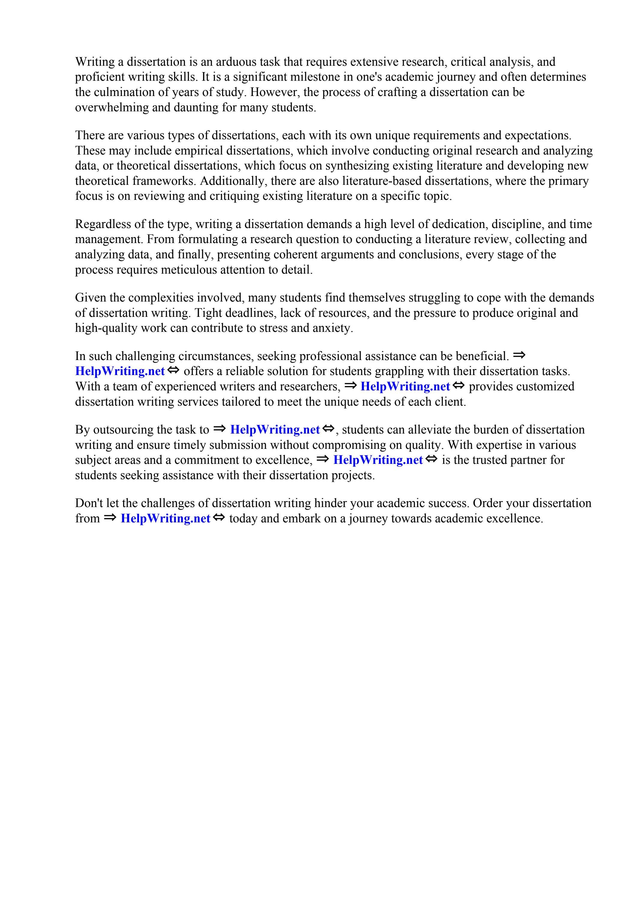 Different Dissertation Types by Jennifer Stanley - Issuu