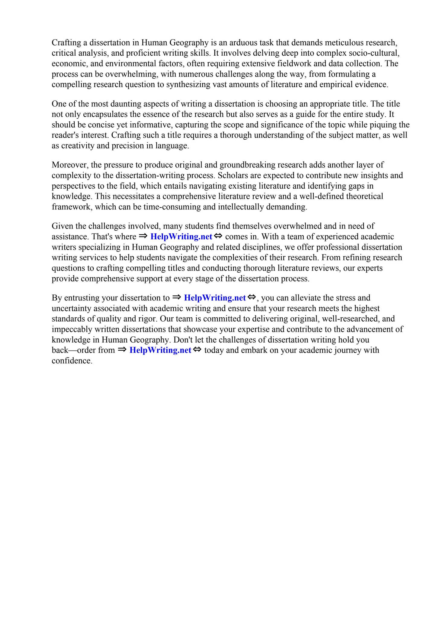 Dissertation Titles Human Geography by Cindy Richardson - Issuu