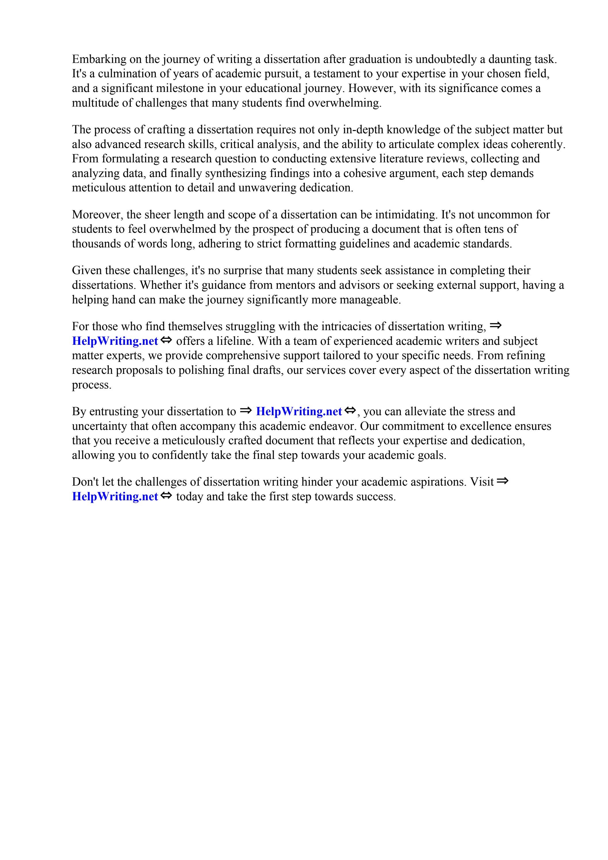 Dissertation After Graduation by Jessica James - Issuu