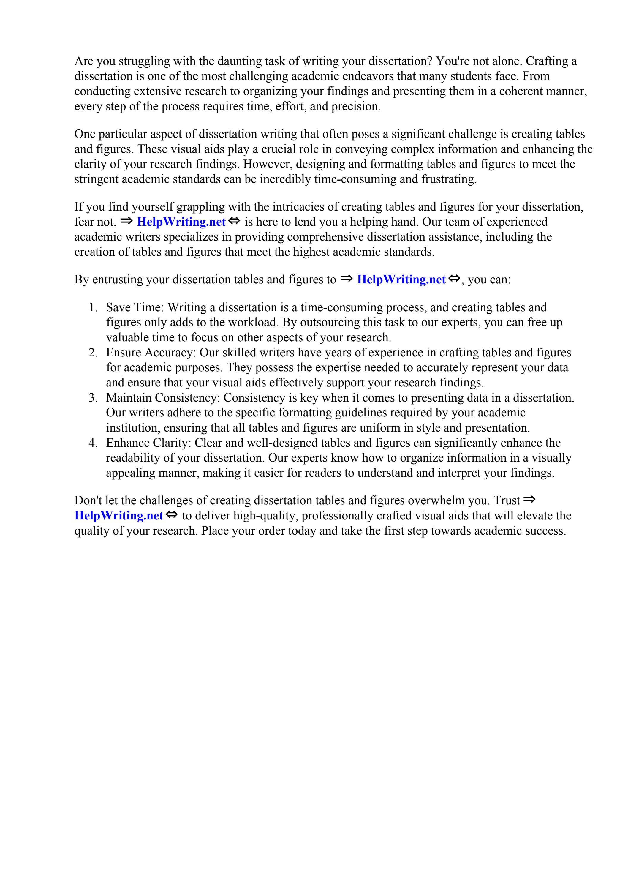 Dissertation Tables And Figures by Simone Allen - Issuu