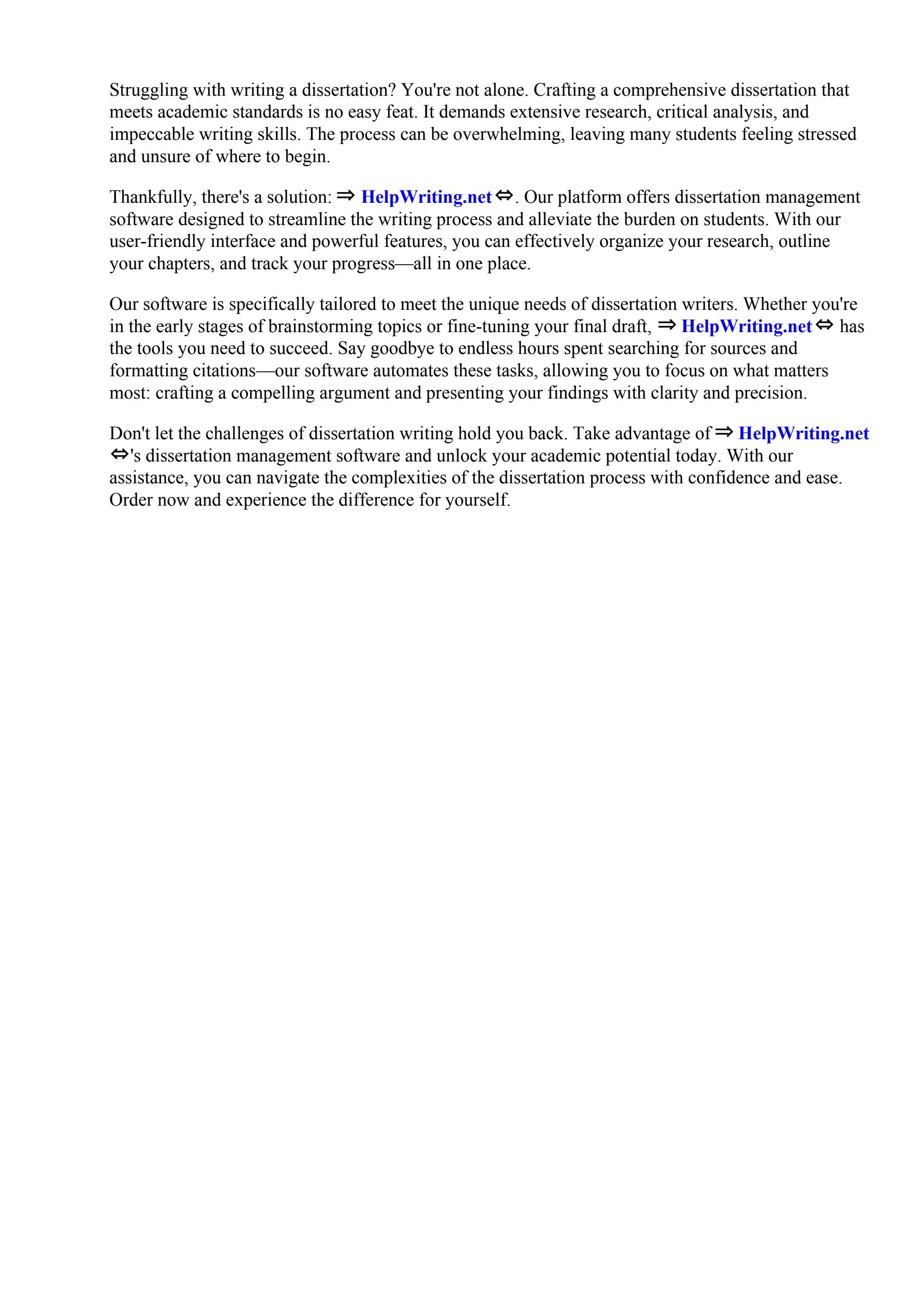 Dissertation Management Software by Carmen Alexander - Issuu