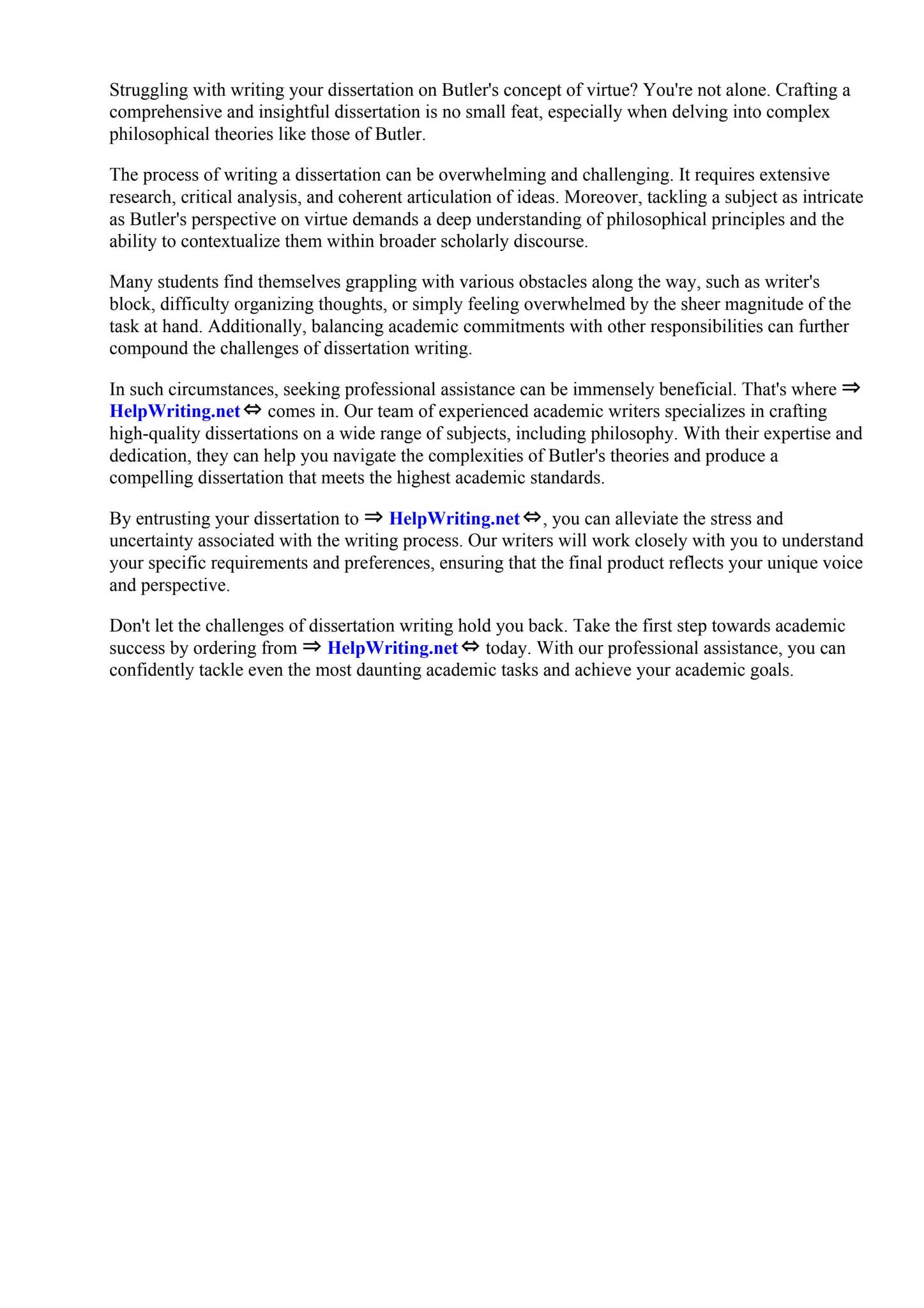 Butler Dissertation On Virtue Summary by Liz Gallegos - Issuu