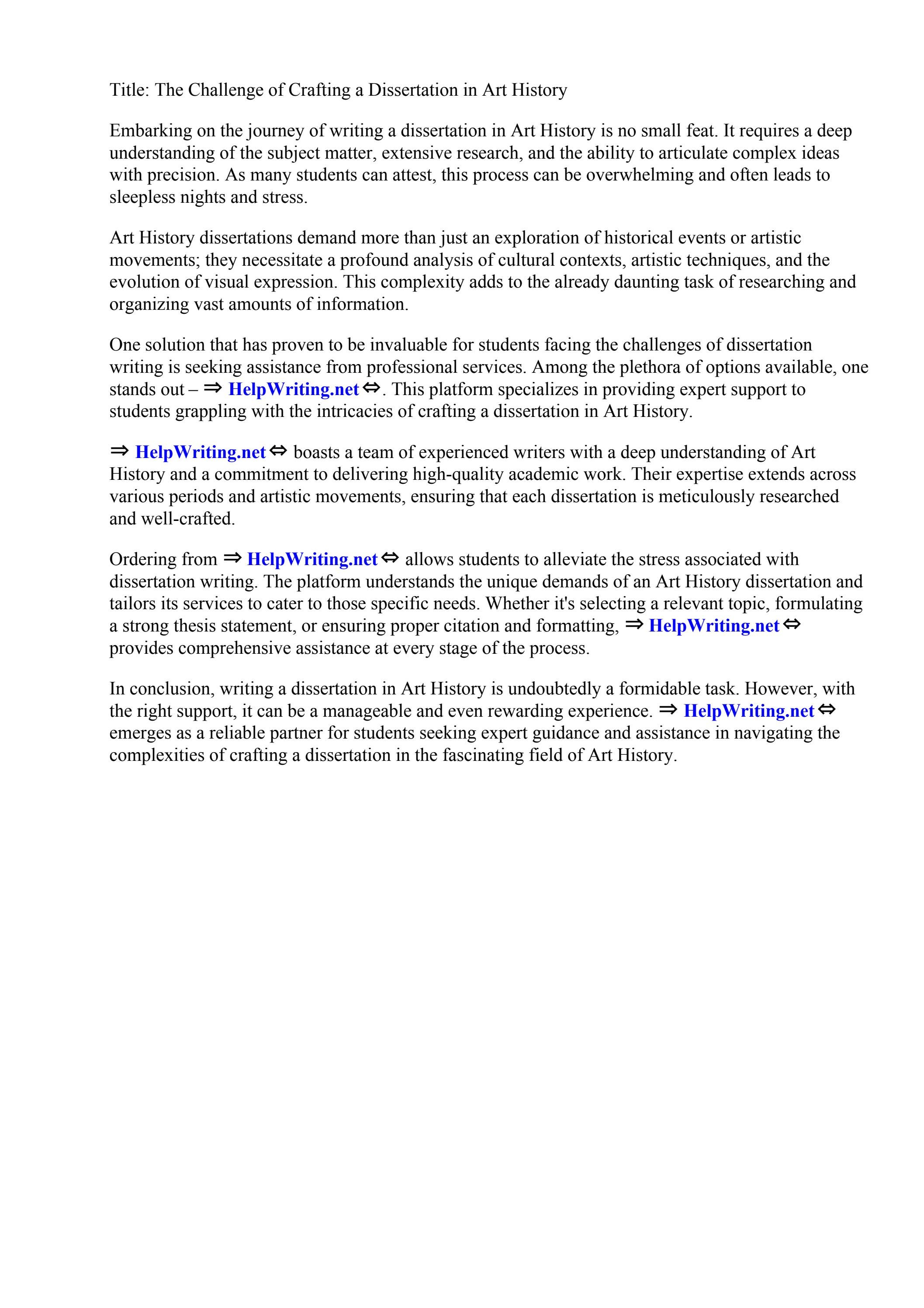 Exemple De Dissertation En Histoire De Lart by Lisa Coleman - Issuu