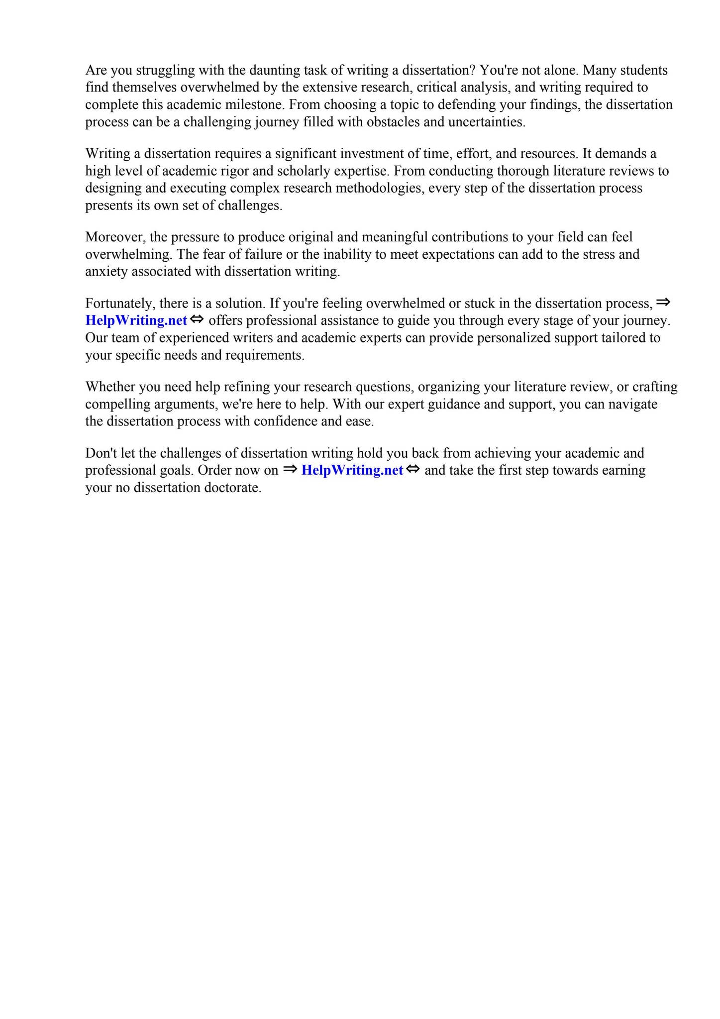 No Dissertation Doctorate by Audra Solis - Issuu
