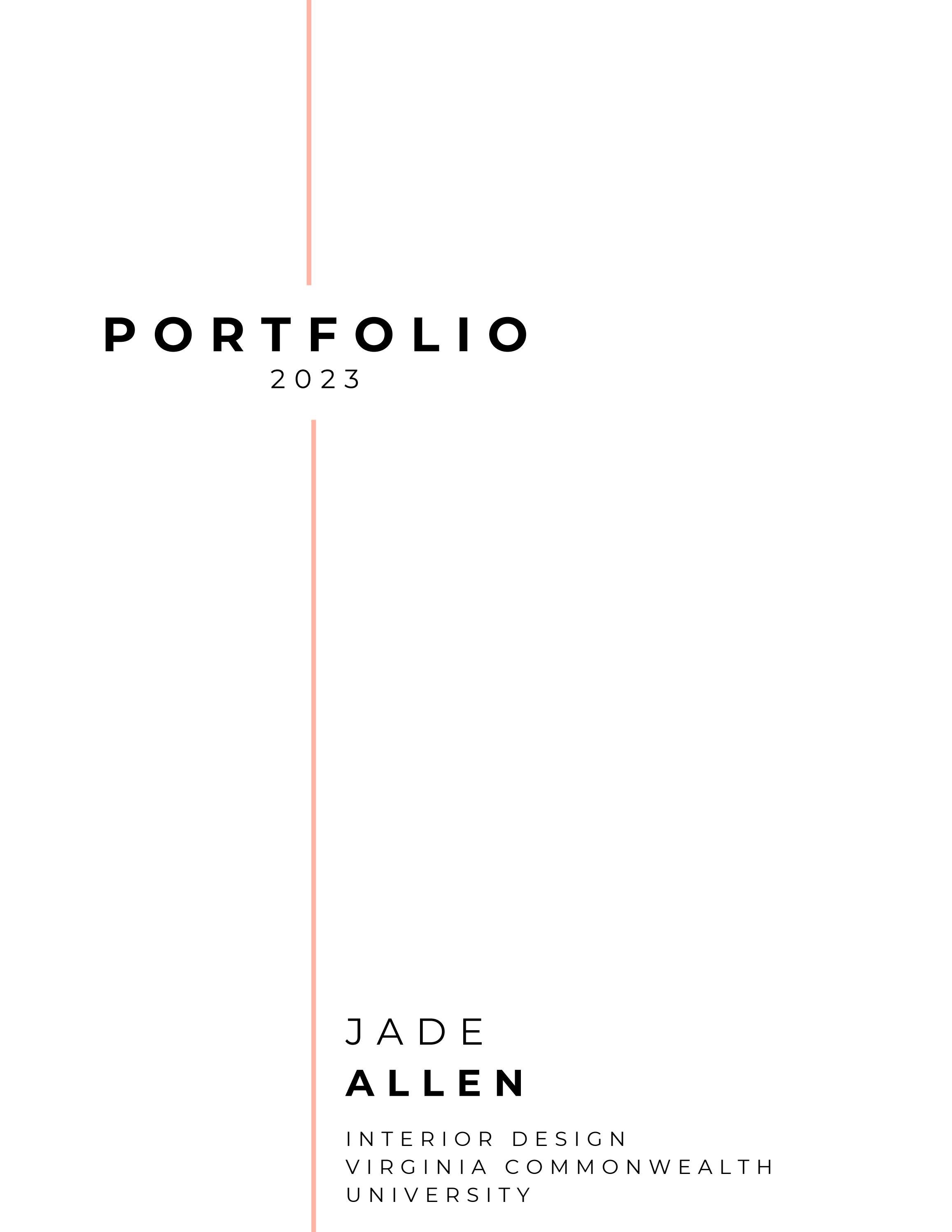 Jade Allen | VCU Interior Design Portfolio by Jade Allen - Issuu