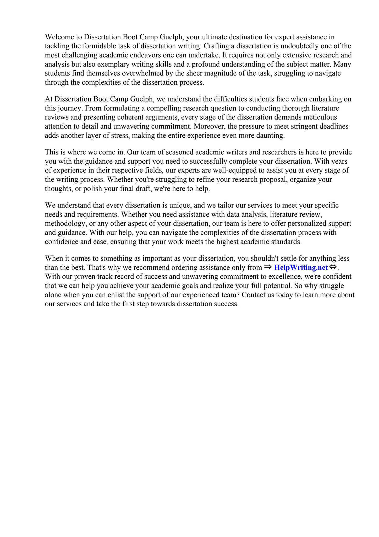 Dissertation Boot Camp Guelph by Evelyn Aleman - Issuu