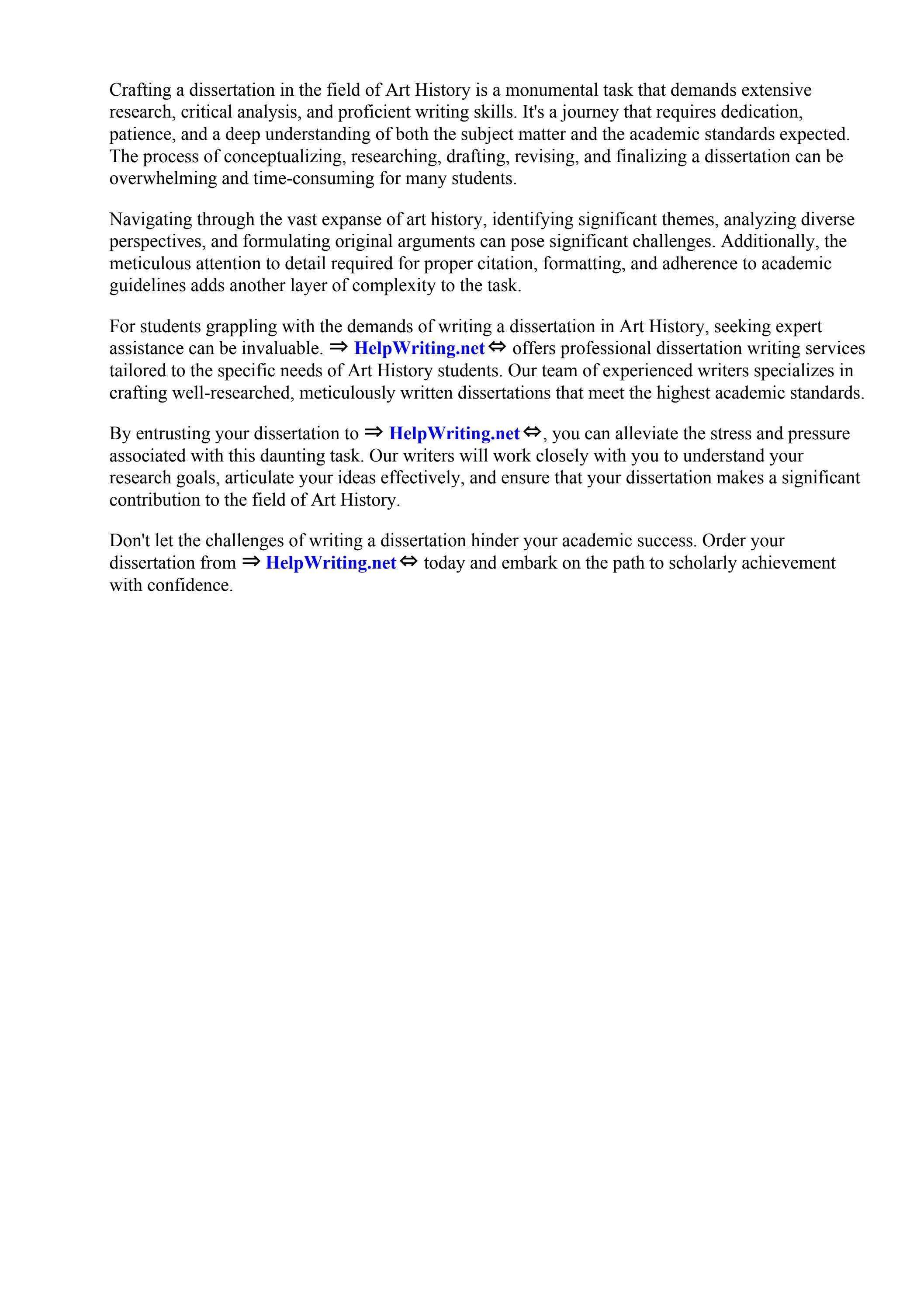 Dissertation Histoire De Lart by Anna Garcia - Issuu