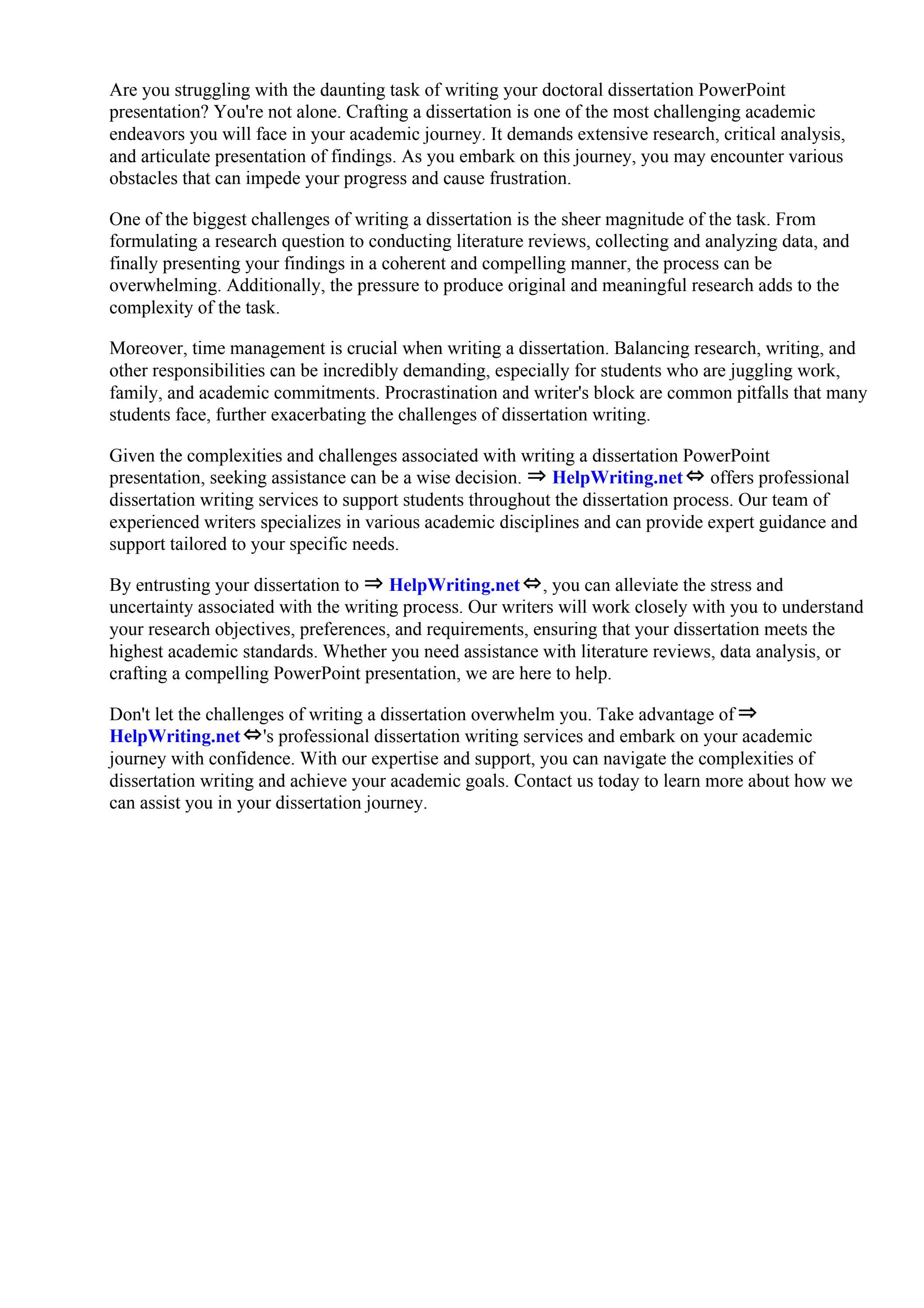 Doctoral Dissertation Ppt by Wendy King - Issuu