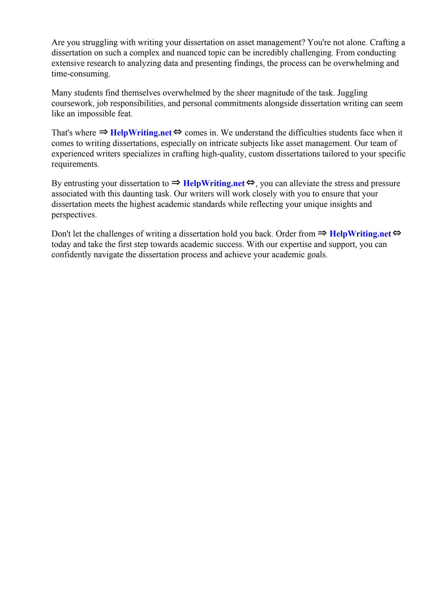 Dissertation Asset Management by Colleen Morgan - Issuu